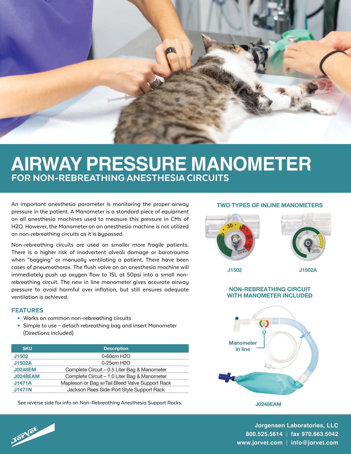 Airway Pressure Manometer Literature – LITJ1502