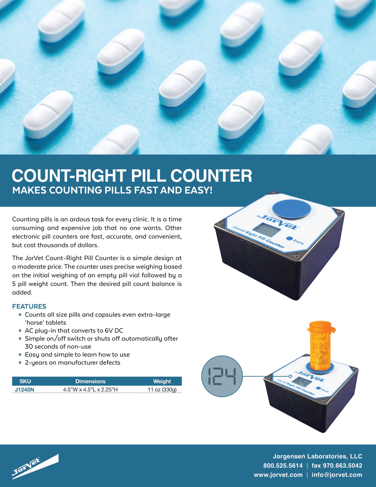 Count-Right Pill Counter – LITJ1245N