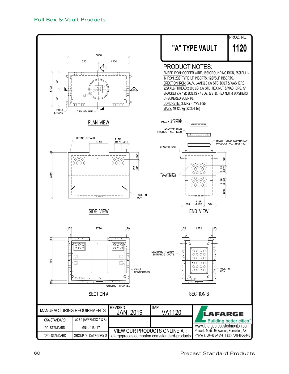 Lafarge Standard Products Alberta Precast 2019