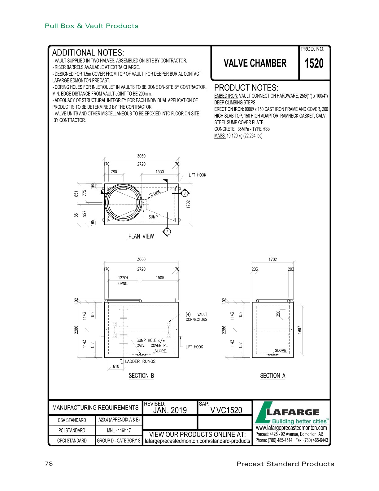 Lafarge Standard Products Alberta Precast 2019