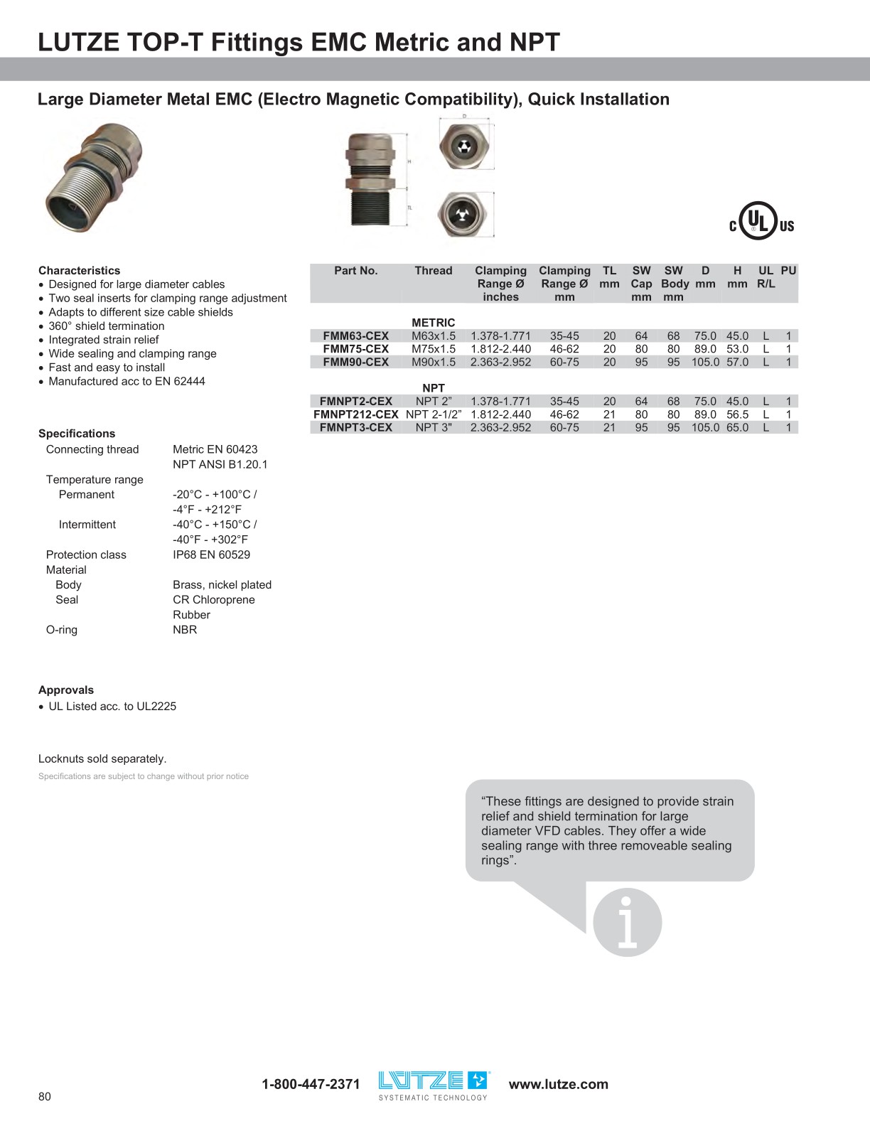 LUTZE Cable Solutions Catalog for Industrial Automation