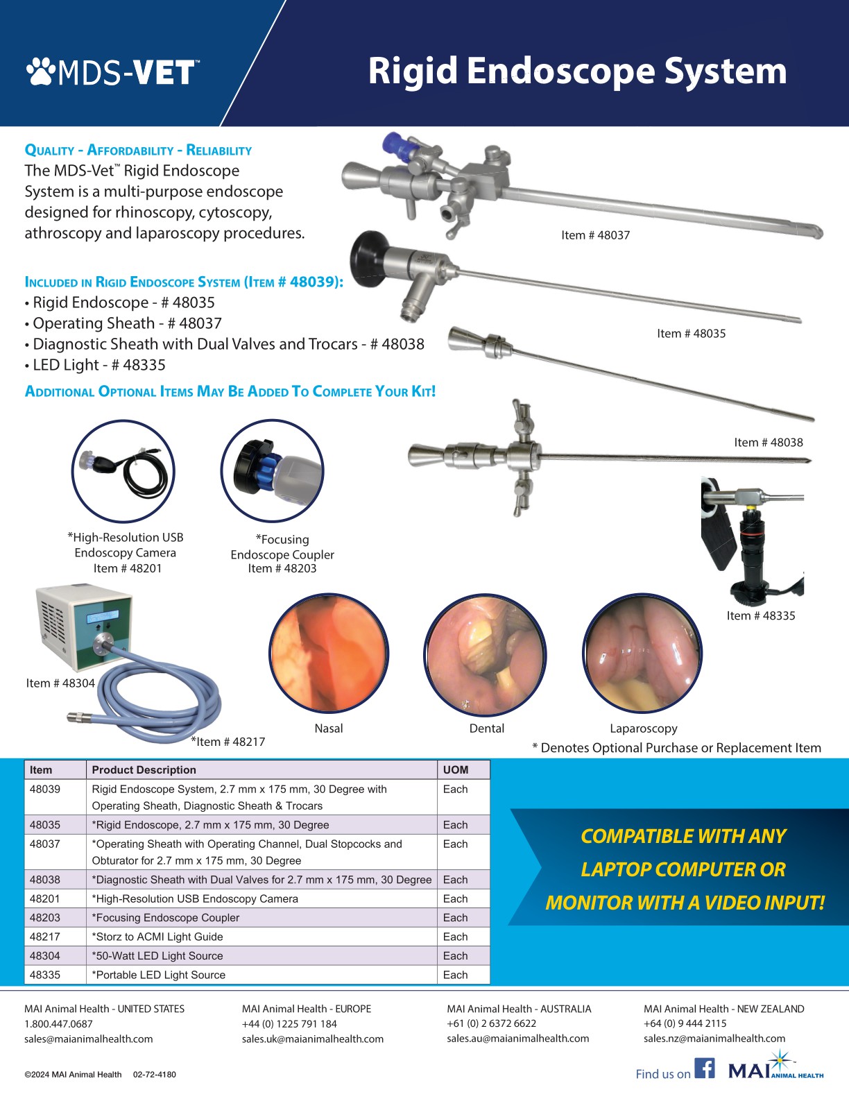Rigid Endoscope System Flyer