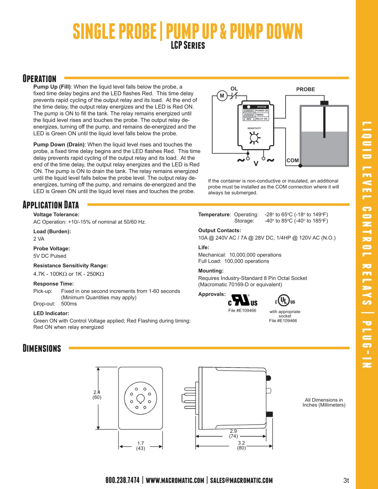 Liquid Level Control Relays