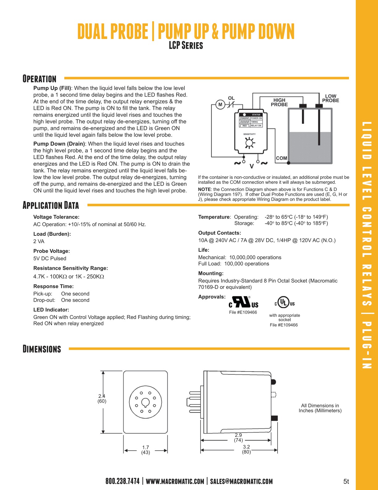 Liquid Level Control Relays