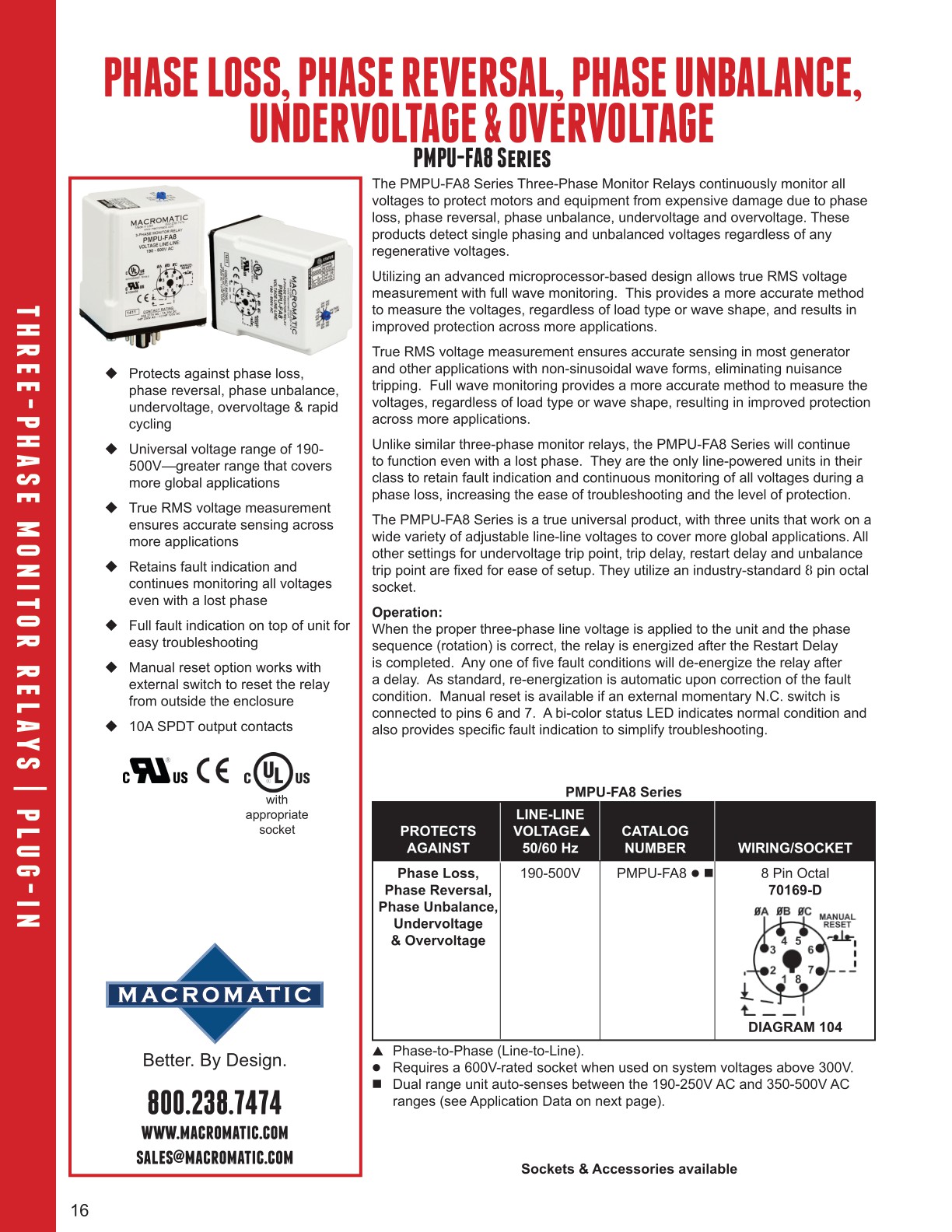 Three-Phase Monitor Relays