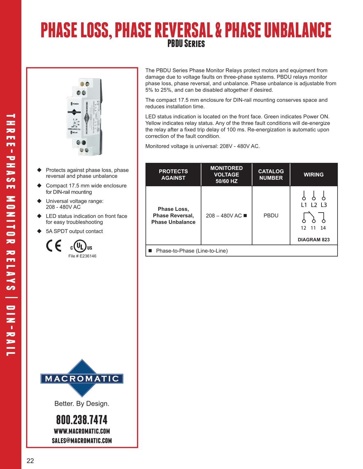 Three-Phase Monitor Relays