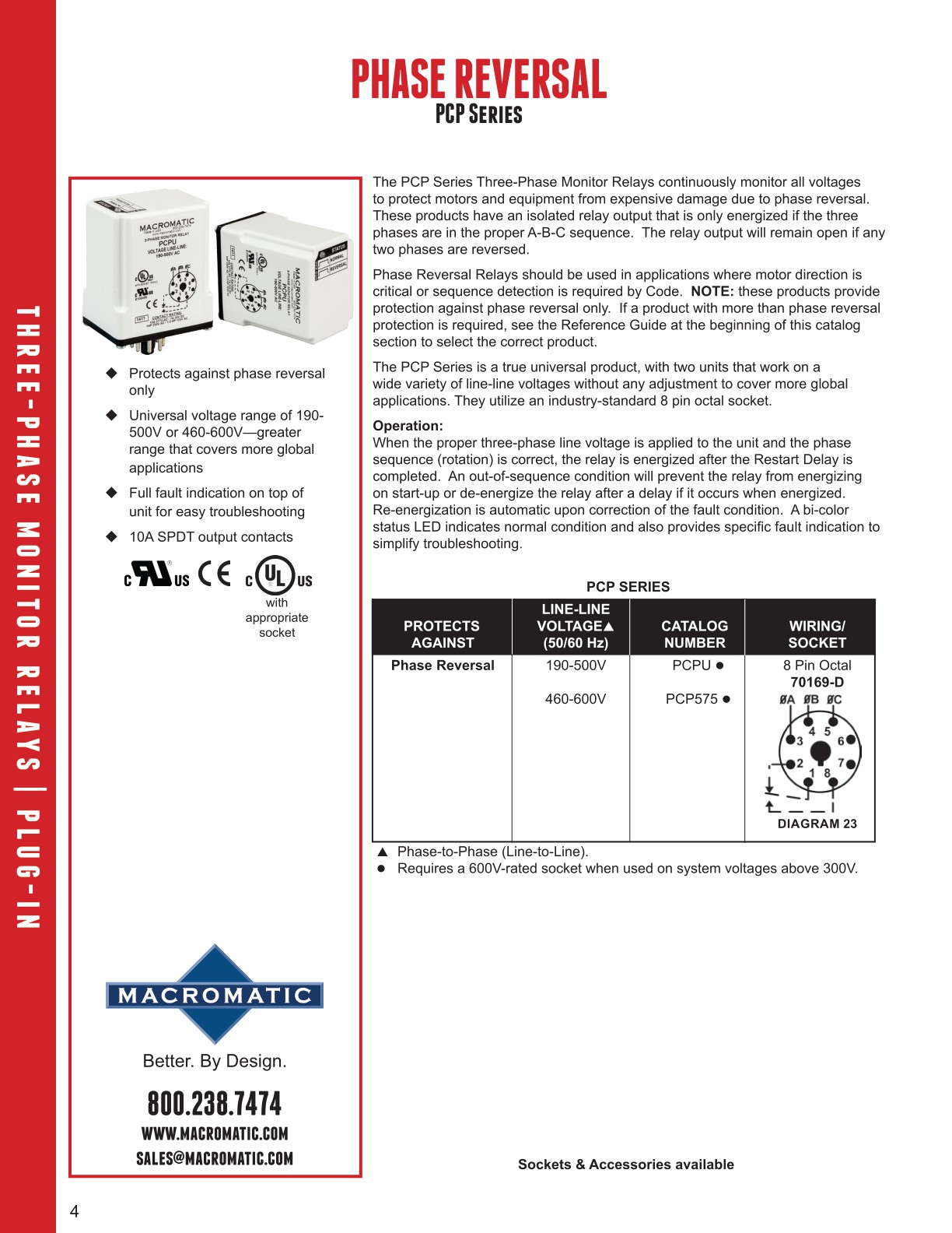 Three-Phase Monitor Relays
