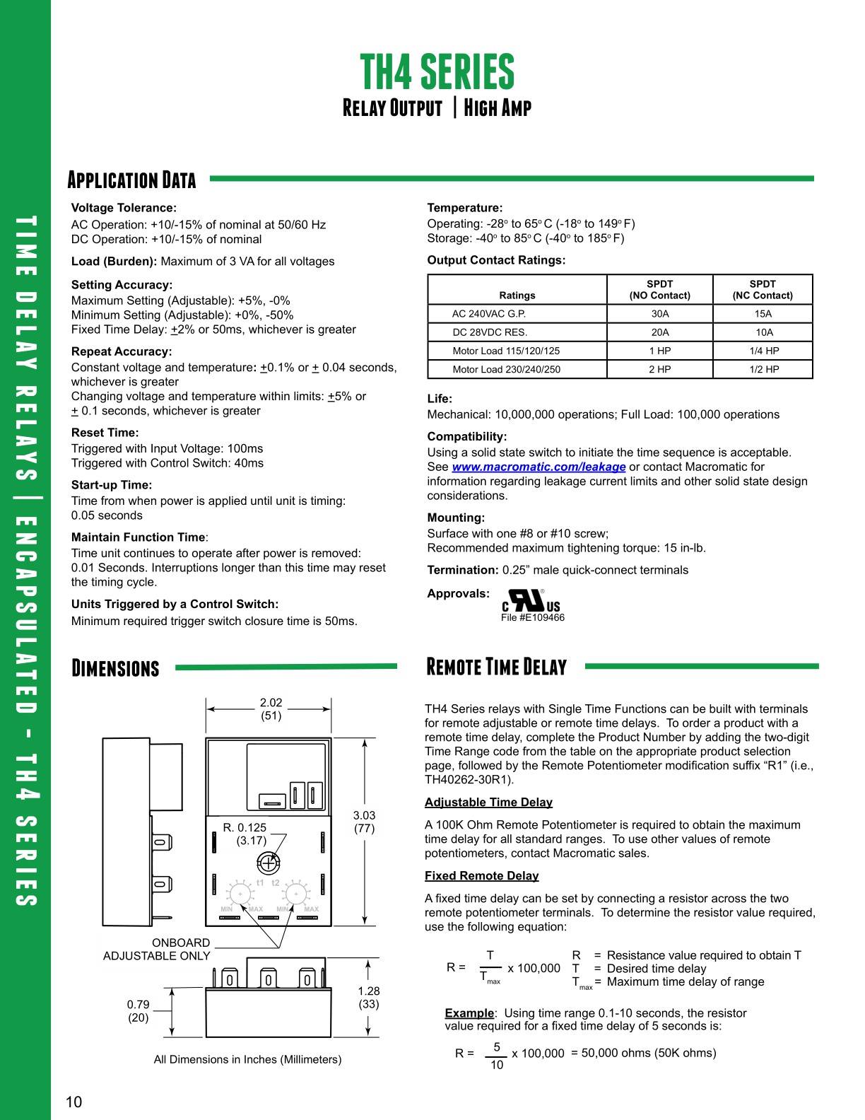 Time Delay Relay Catalog