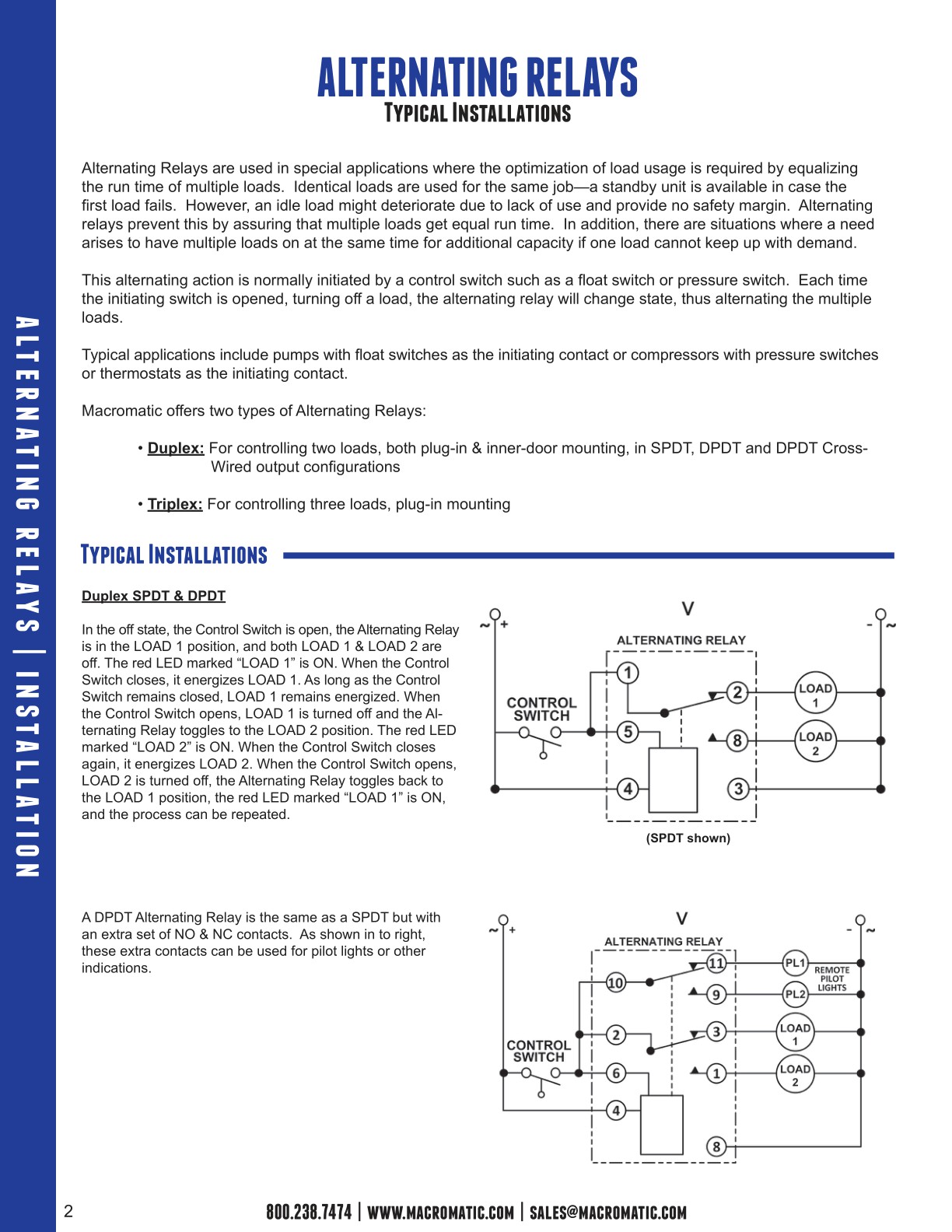 Alternating Relays
