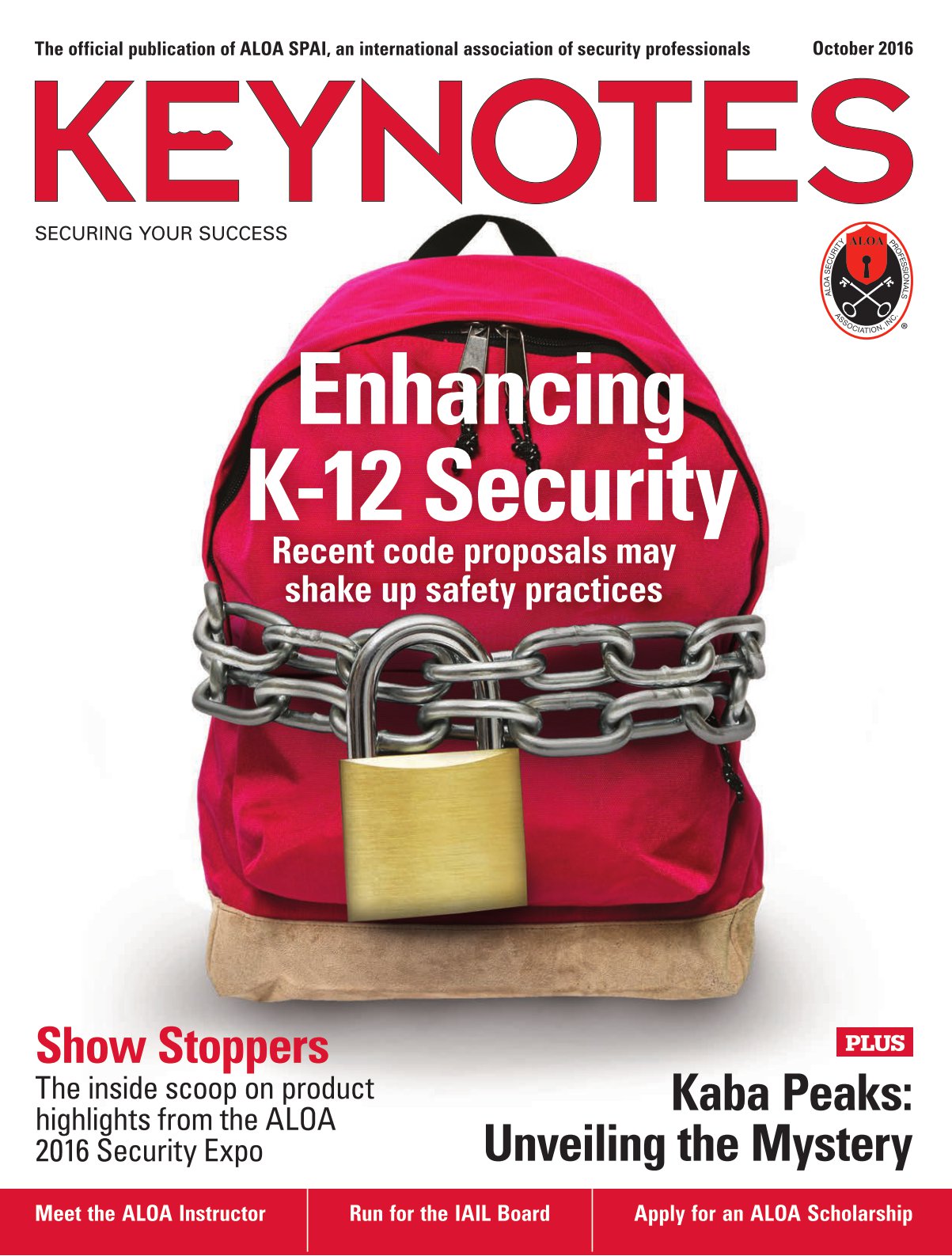 Keynotes October 2016