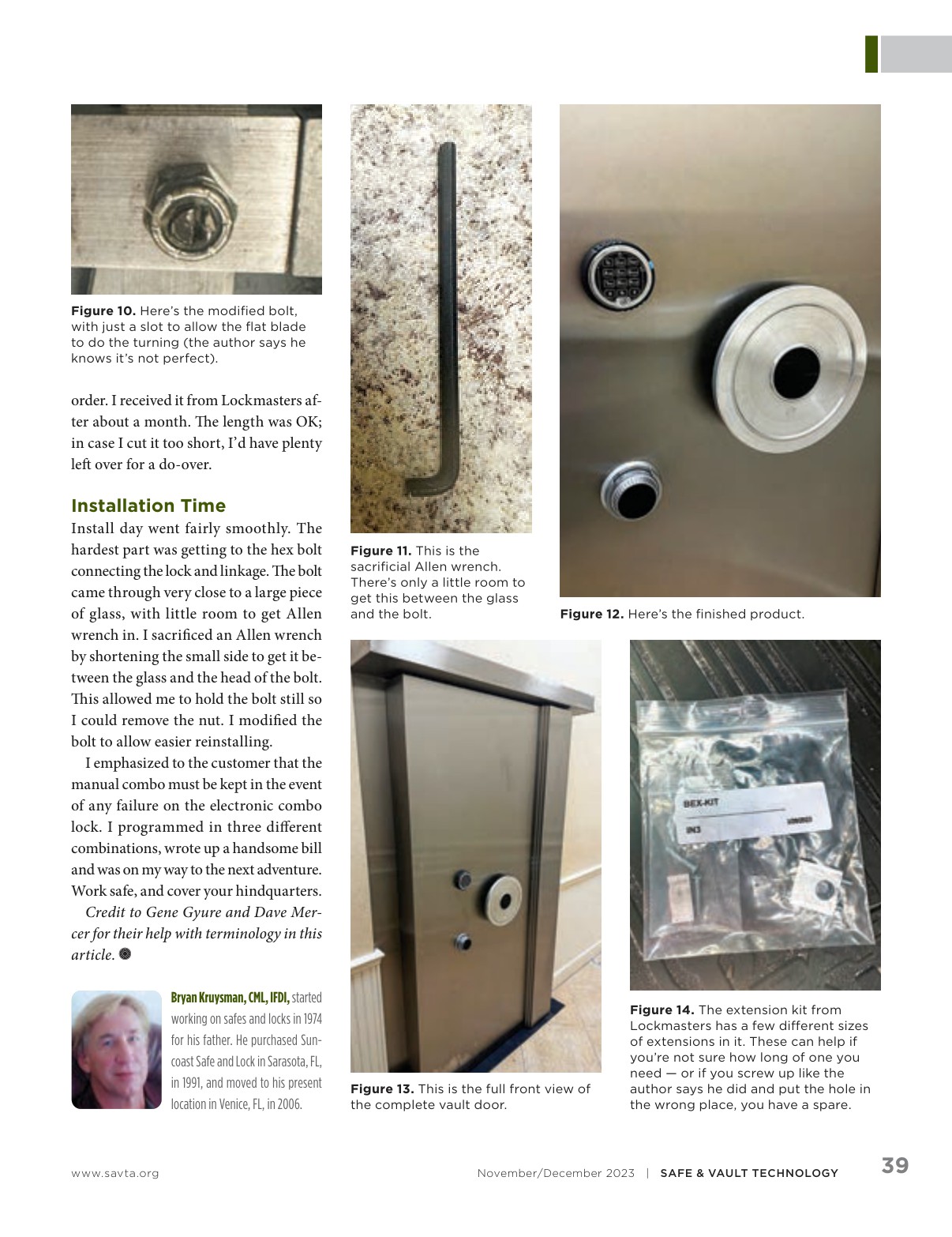 Safe & Vault Technology November/December 2023