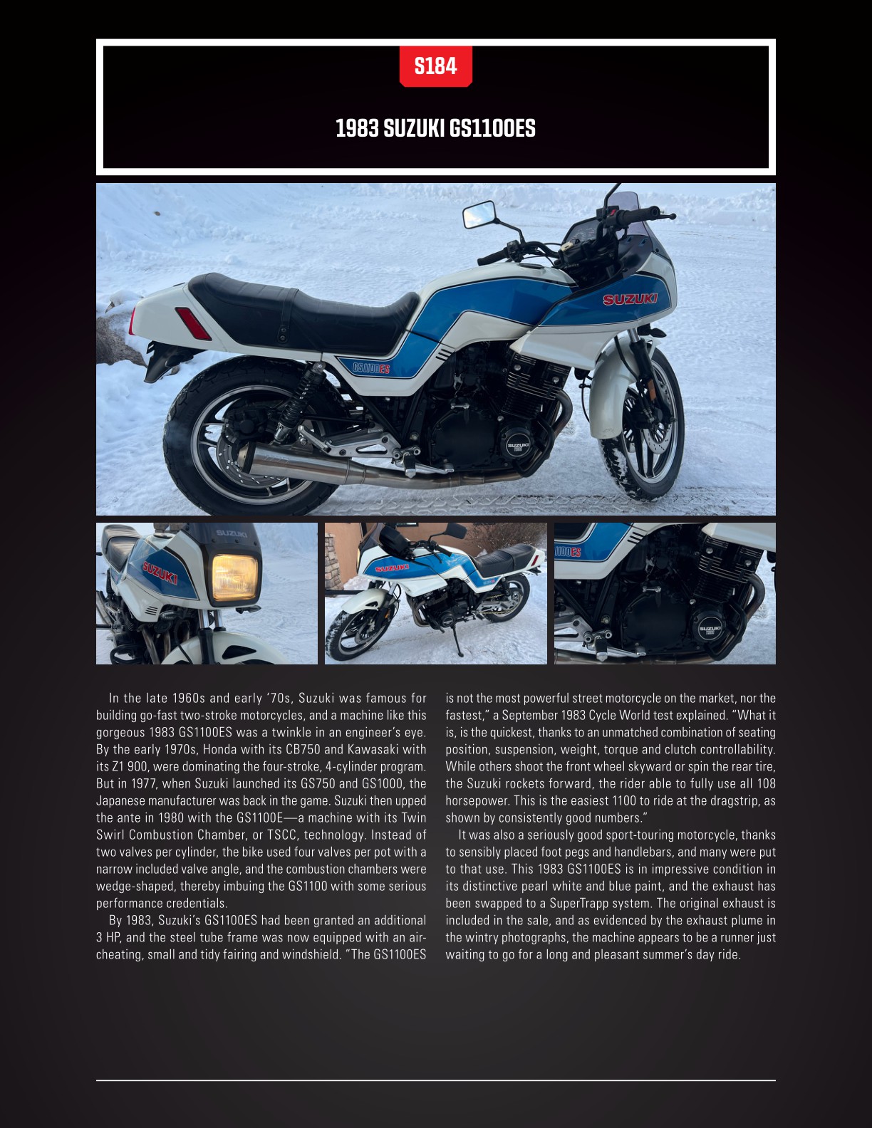 Saturday Digital Catalog // Mecum Las Vegas Motorcycles 2023