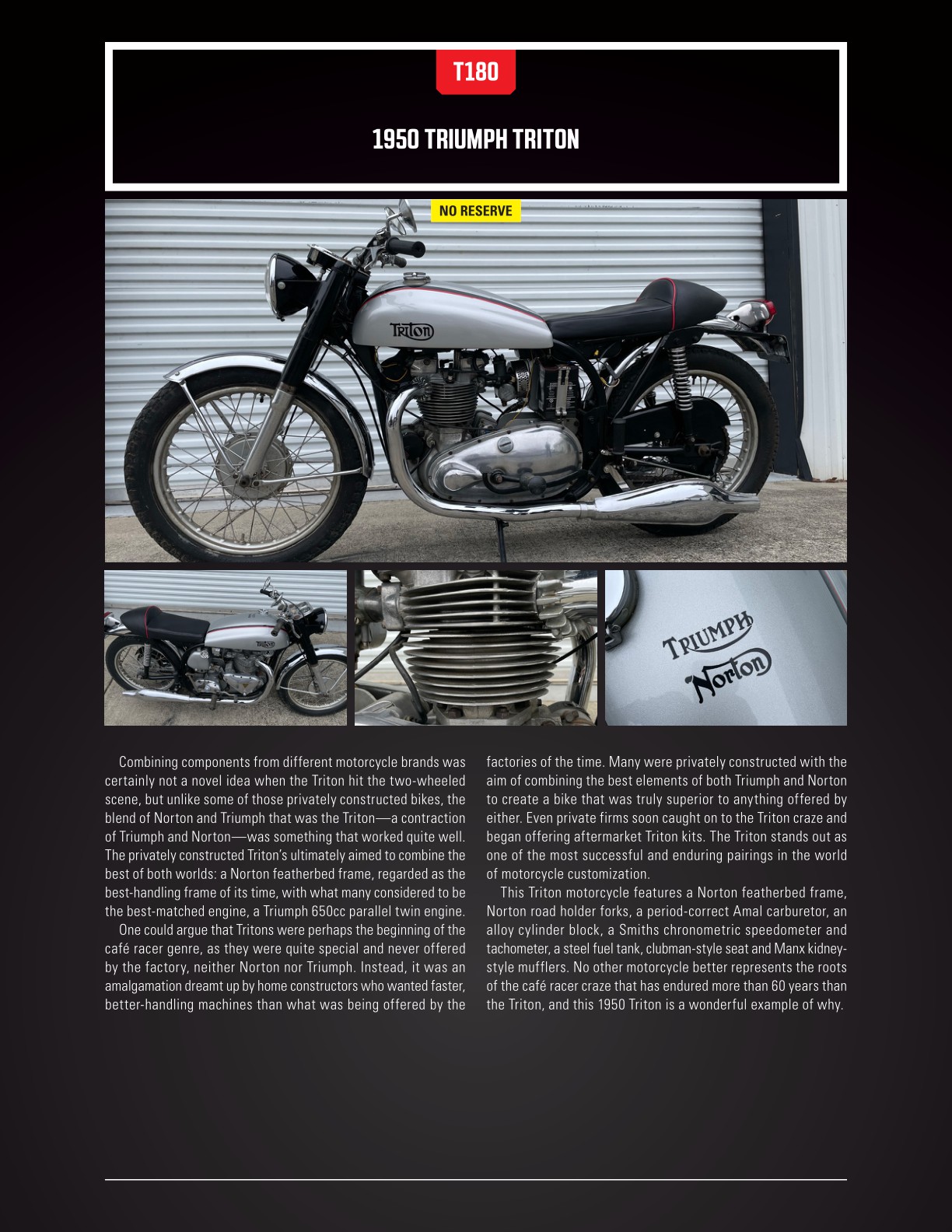 Thursday Digital Catalog // Mecum Las Vegas Motorcycles 2023