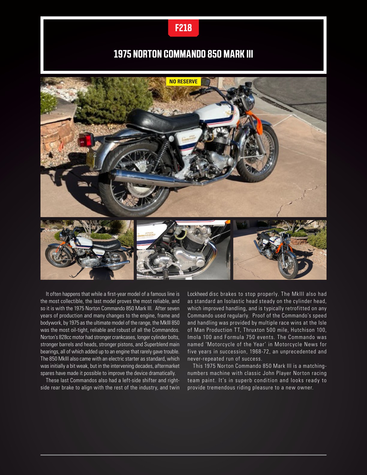 Friday Digital Catalog // Mecum Las Vegas Motorcycles 2023