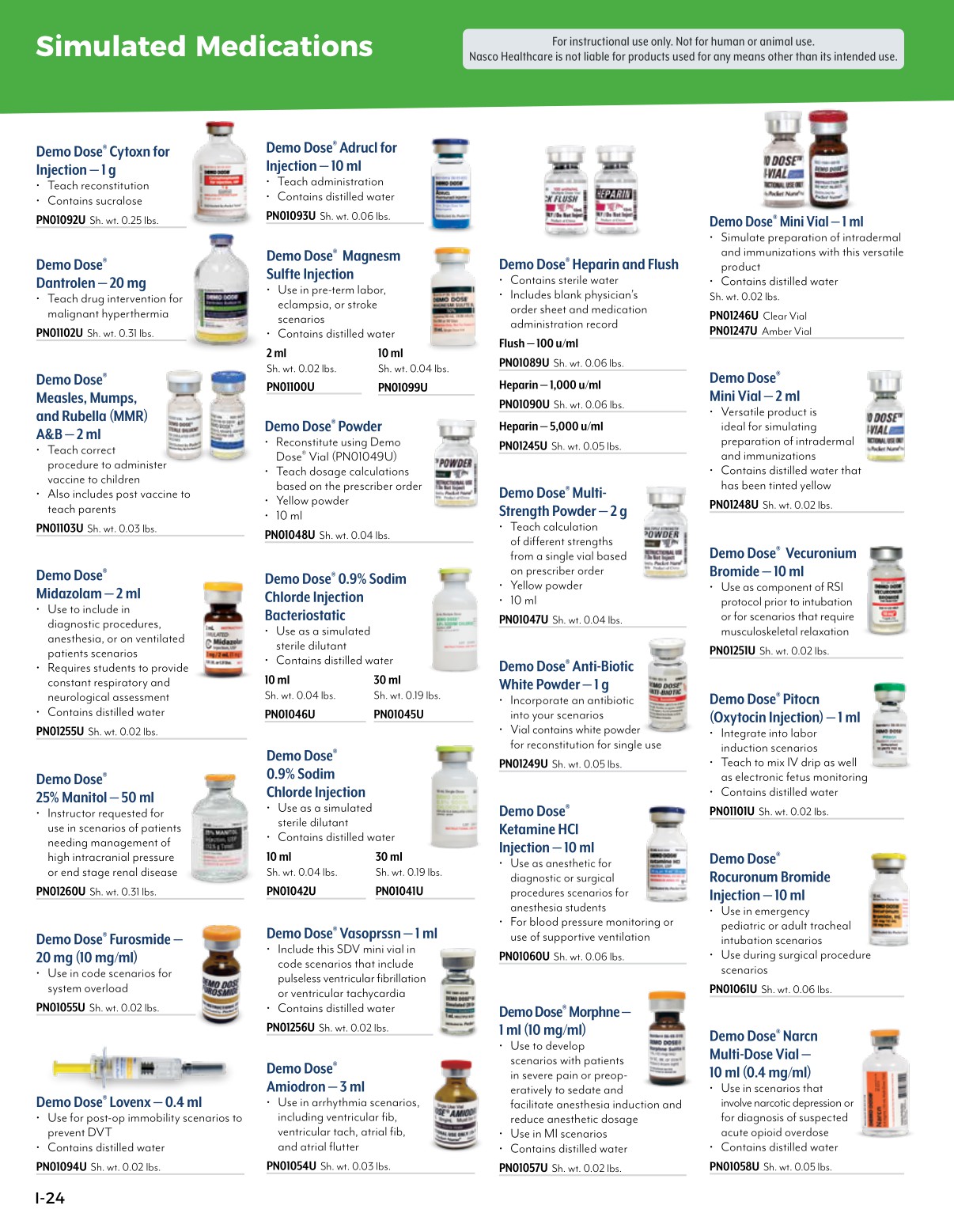 Nasco Healthcare Full Catalog USA