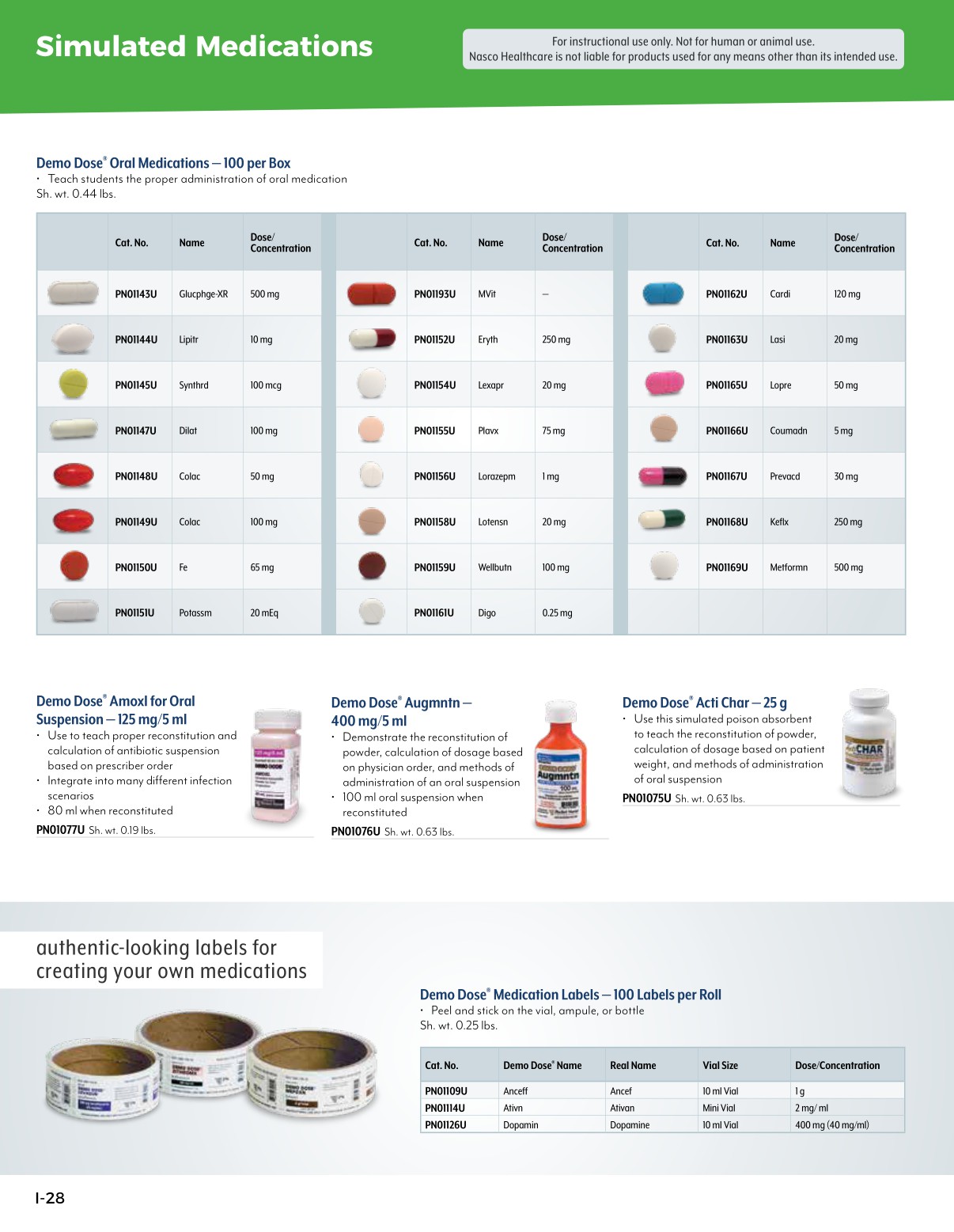 Nasco Healthcare Full Catalog USA