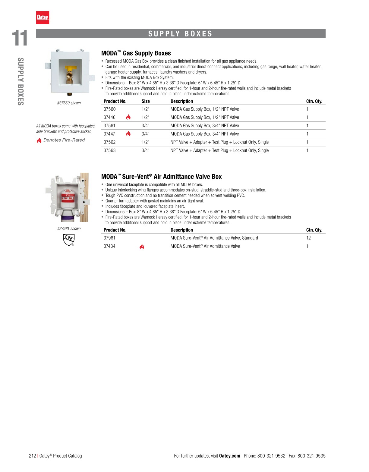 Oatey Product Catalog