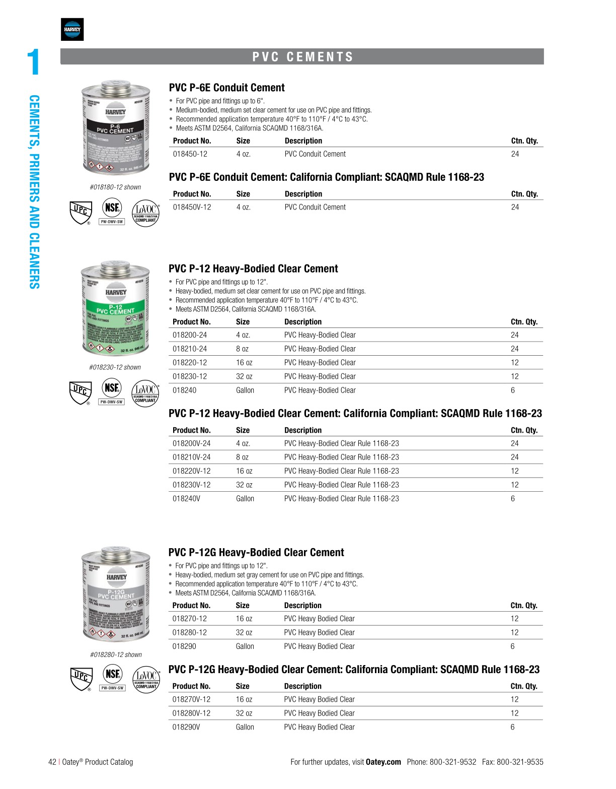Oatey Product Catalog