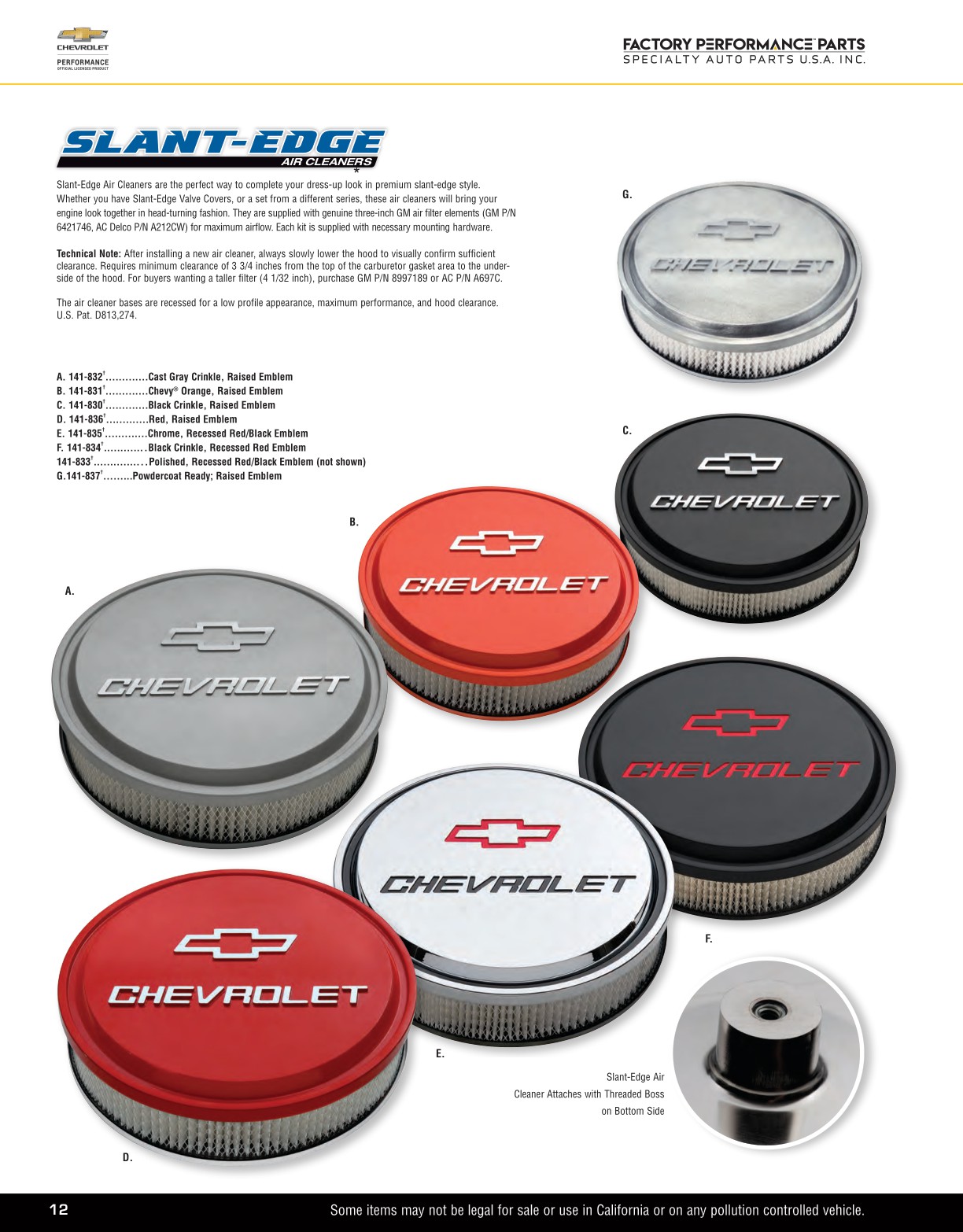 PROFORM Parts Catalog 2024