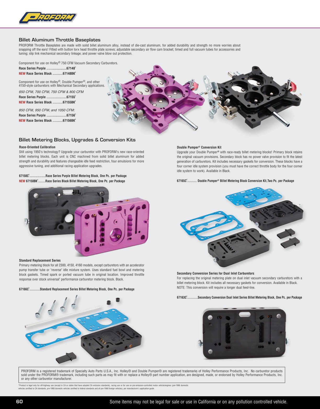 2026 PROFORM Parts Catalog