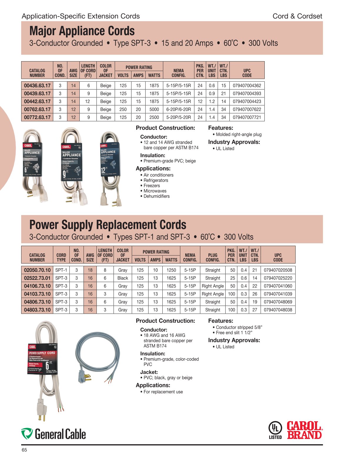 Cord & Cordset Products