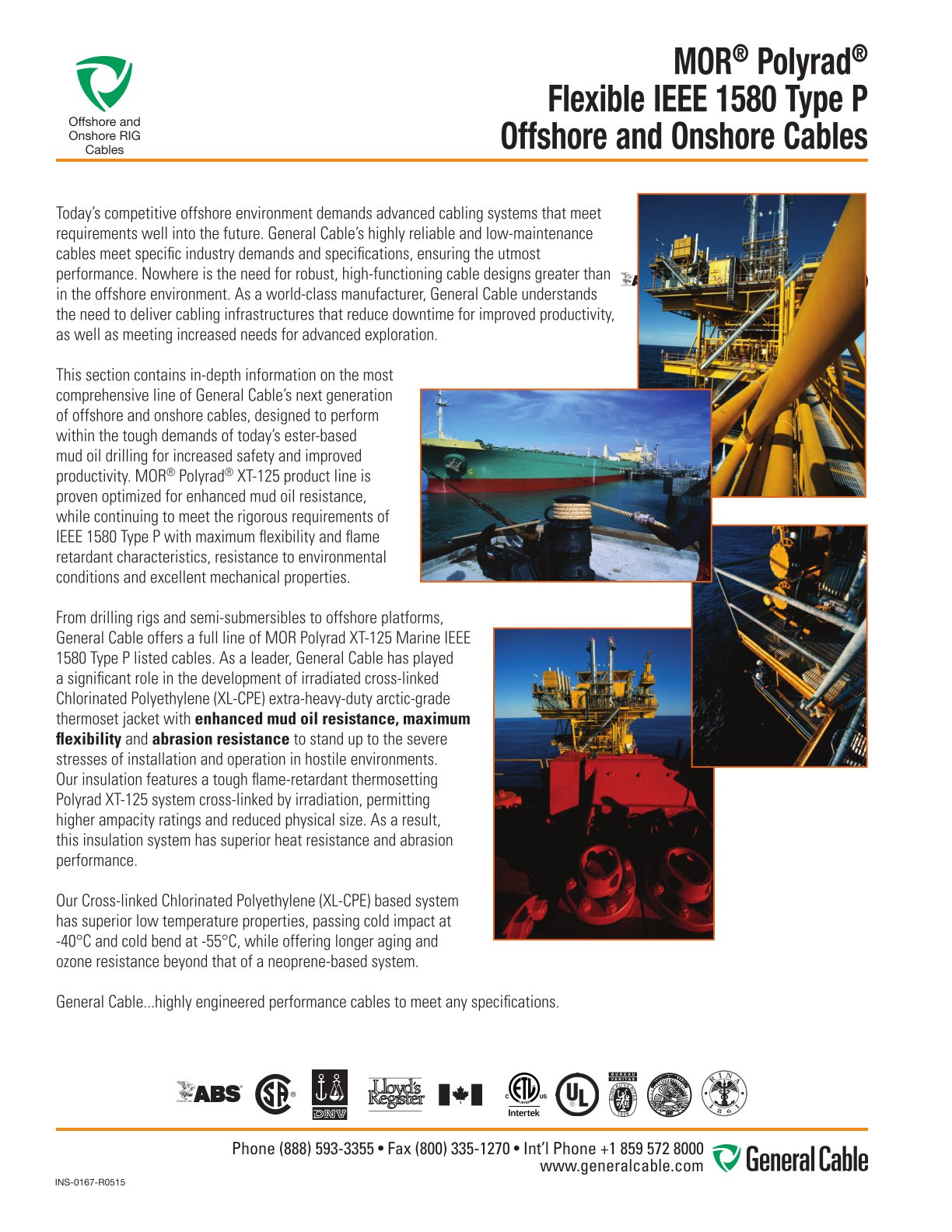 Offshore & Onshore RIG Cable