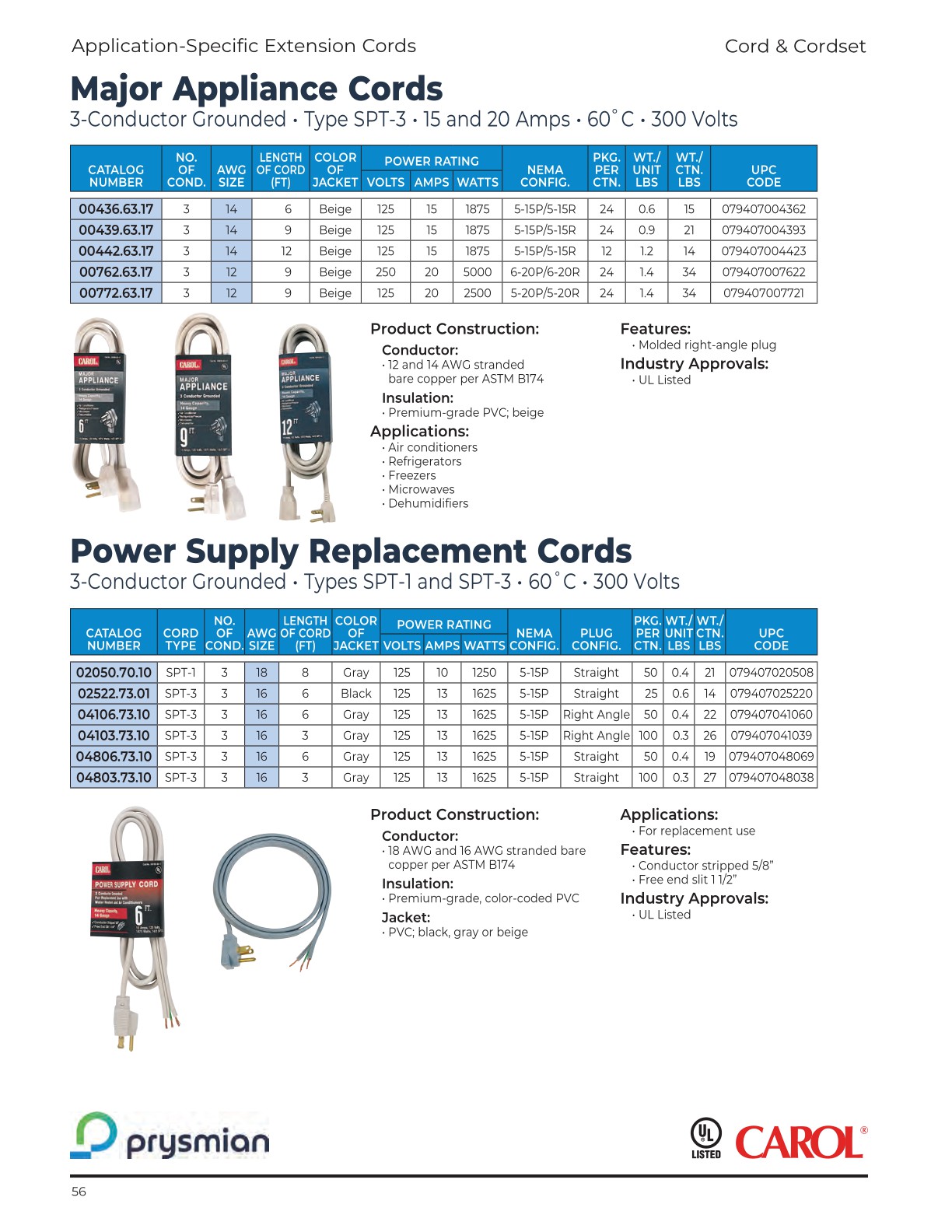 Cord & Cordset Products