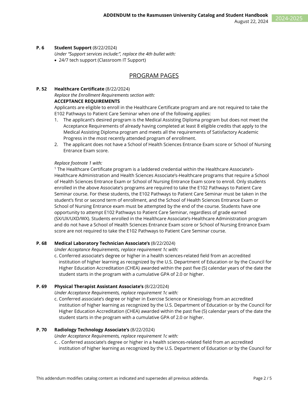 2024-2025 Catalog