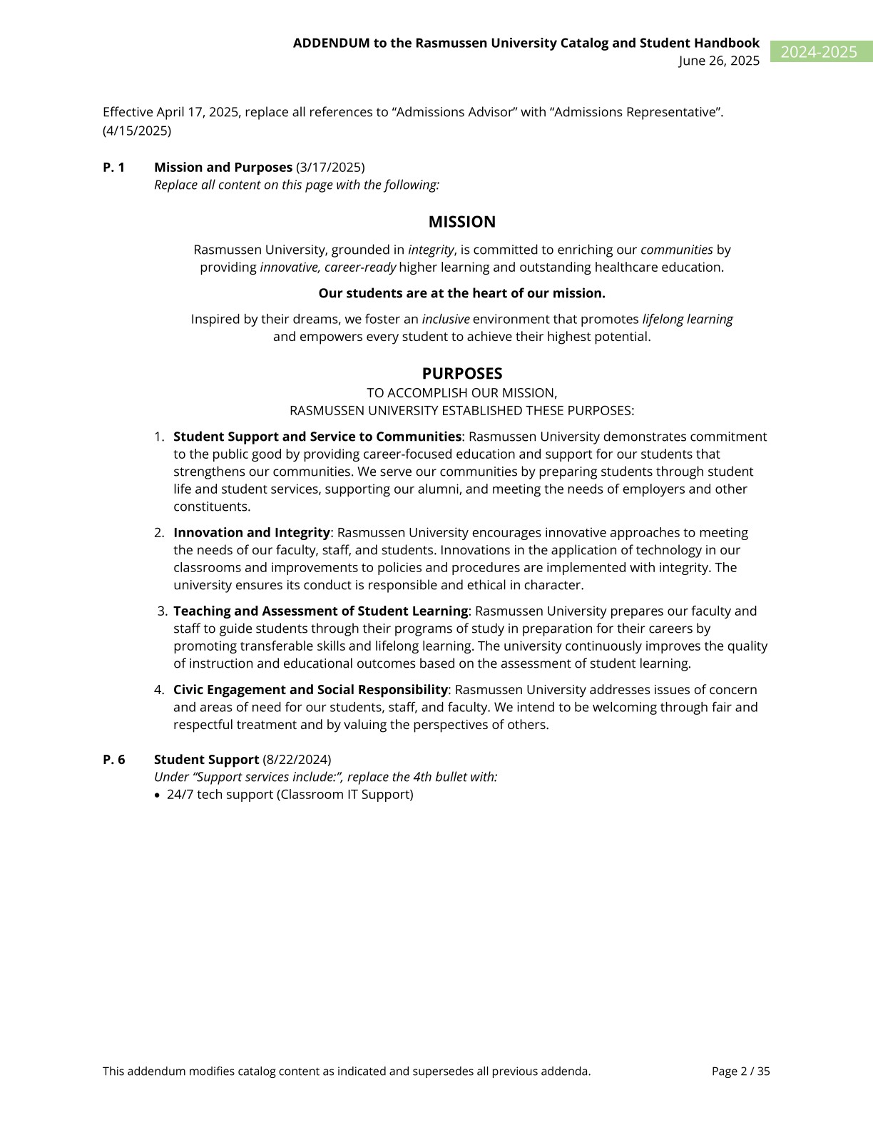 2024-2025 Catalog