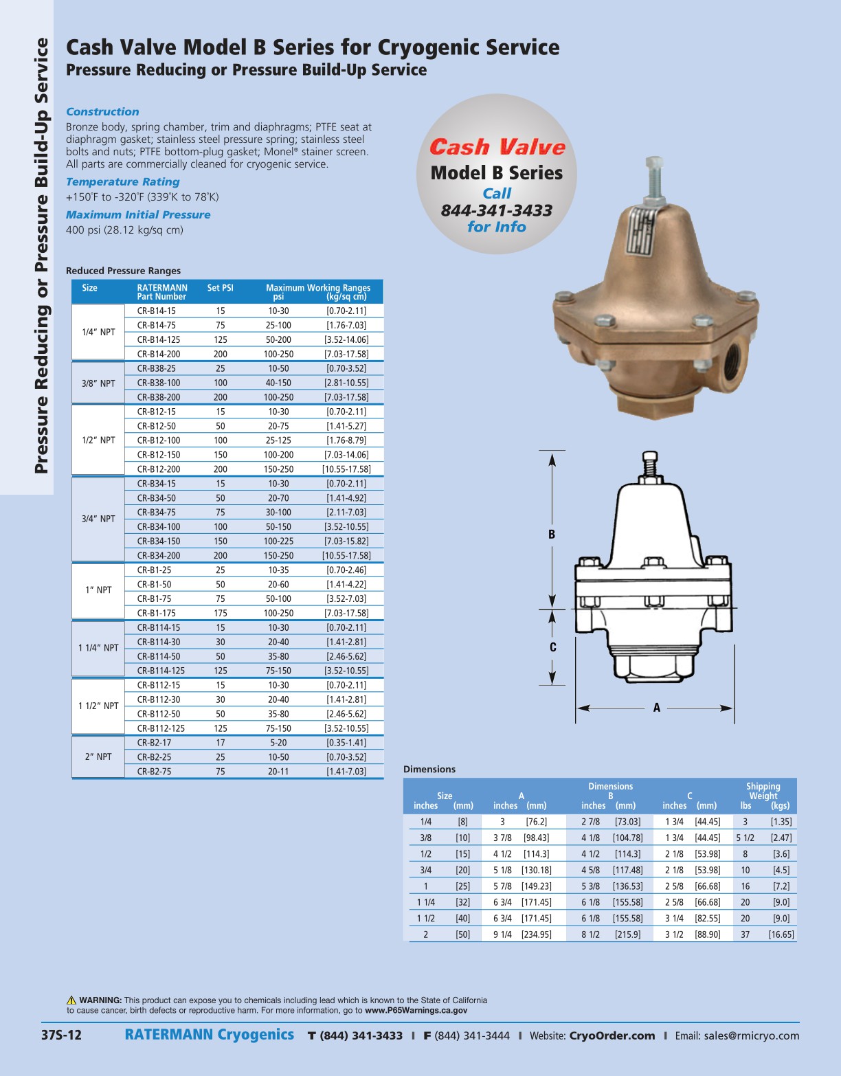 2018 Ratermann Cryogenics
