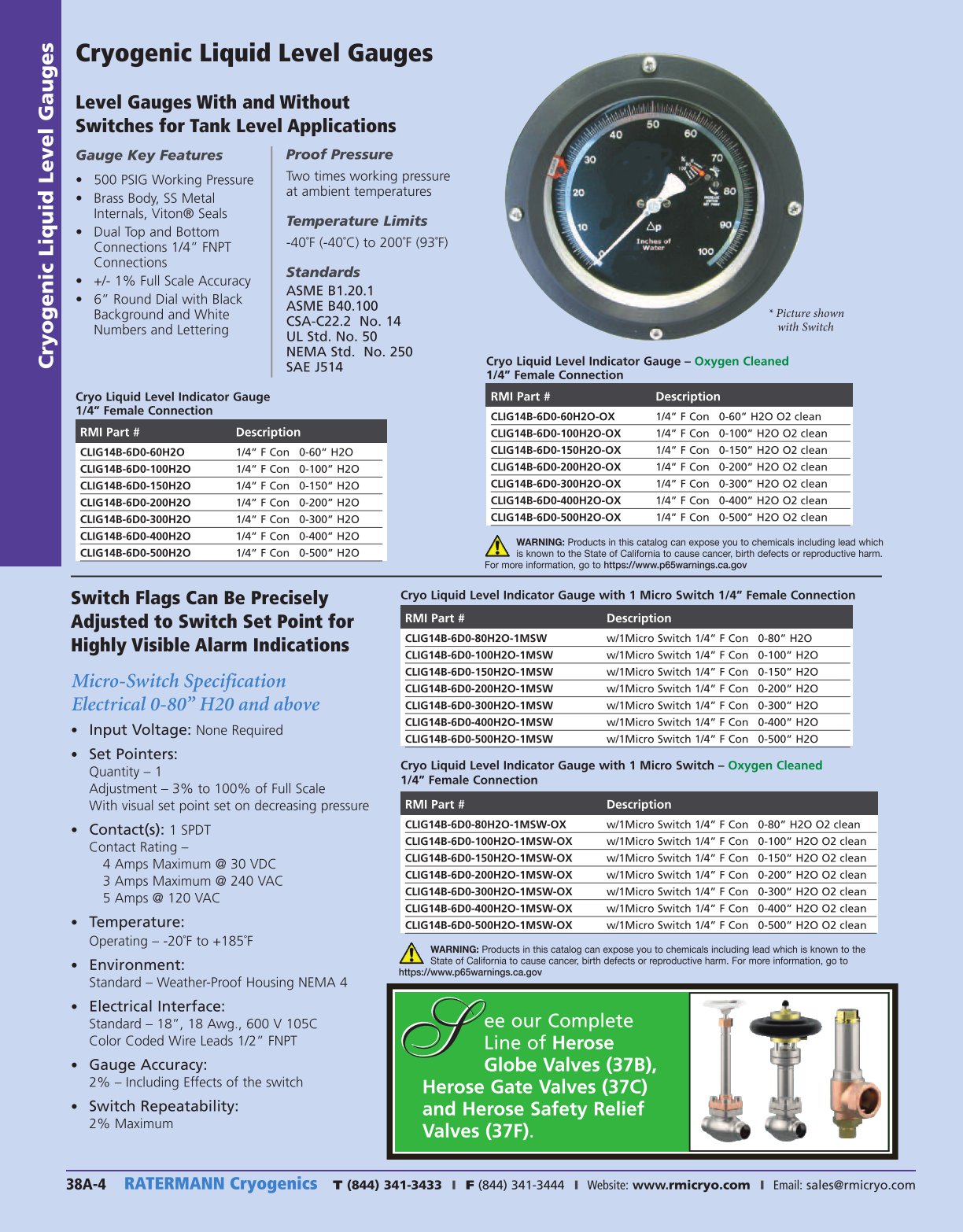 2018 Ratermann Cryogenics