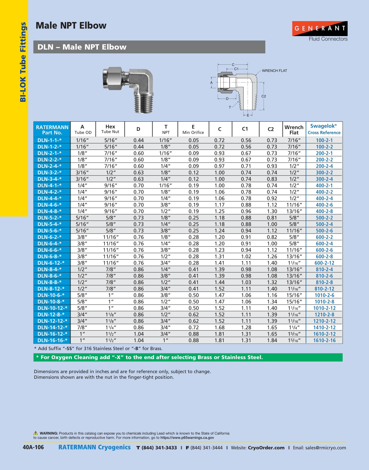 2018 Ratermann Cryogenics