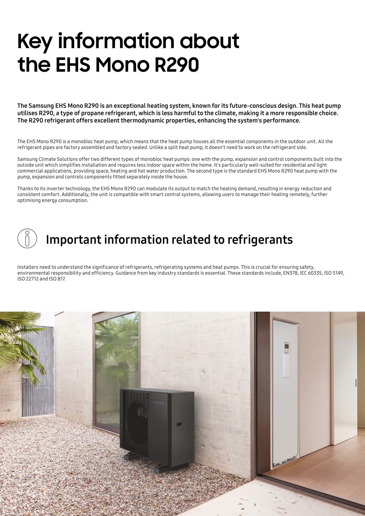 R290 Installer Safety Leaflet