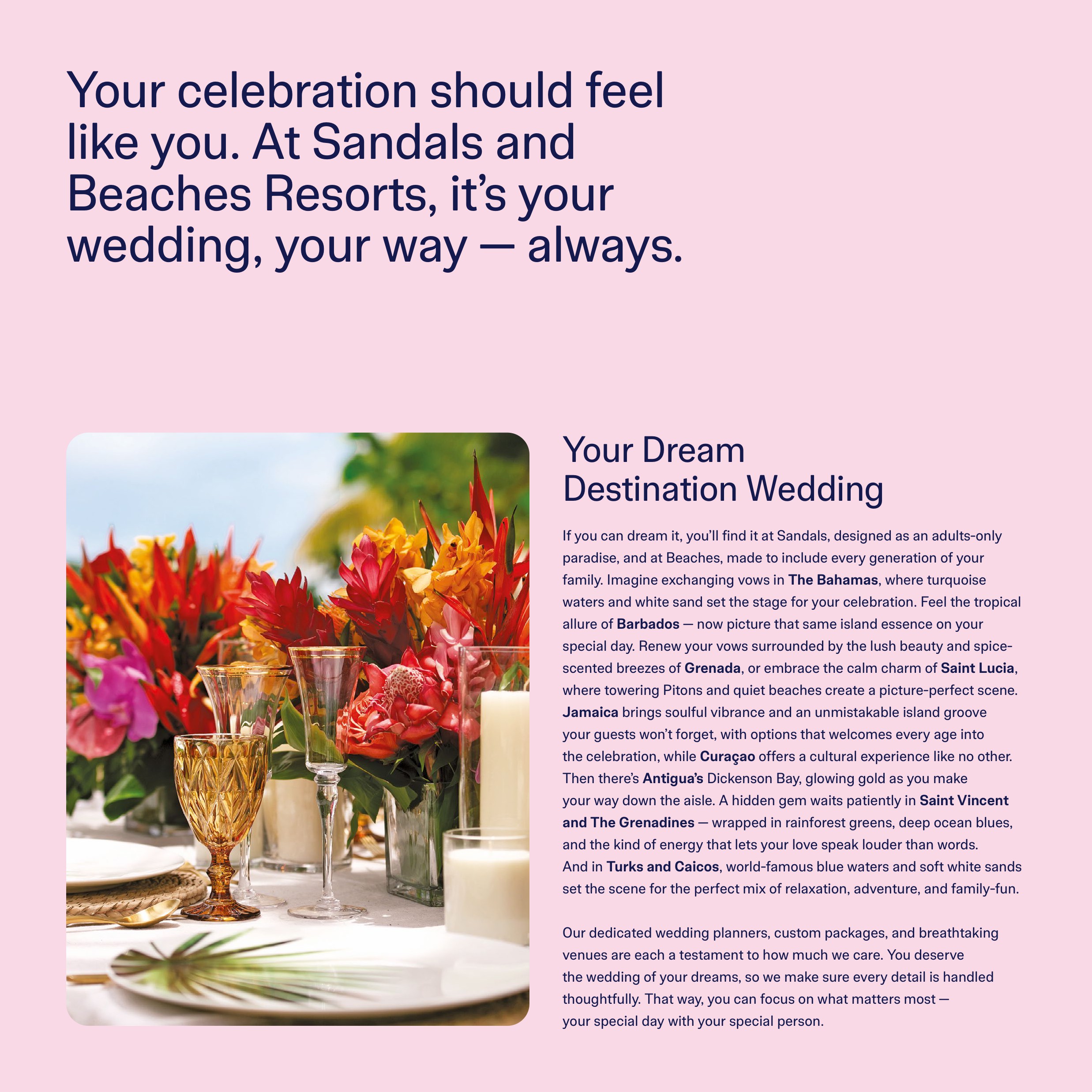 Sandals & Beaches Weddings Brochure 2026