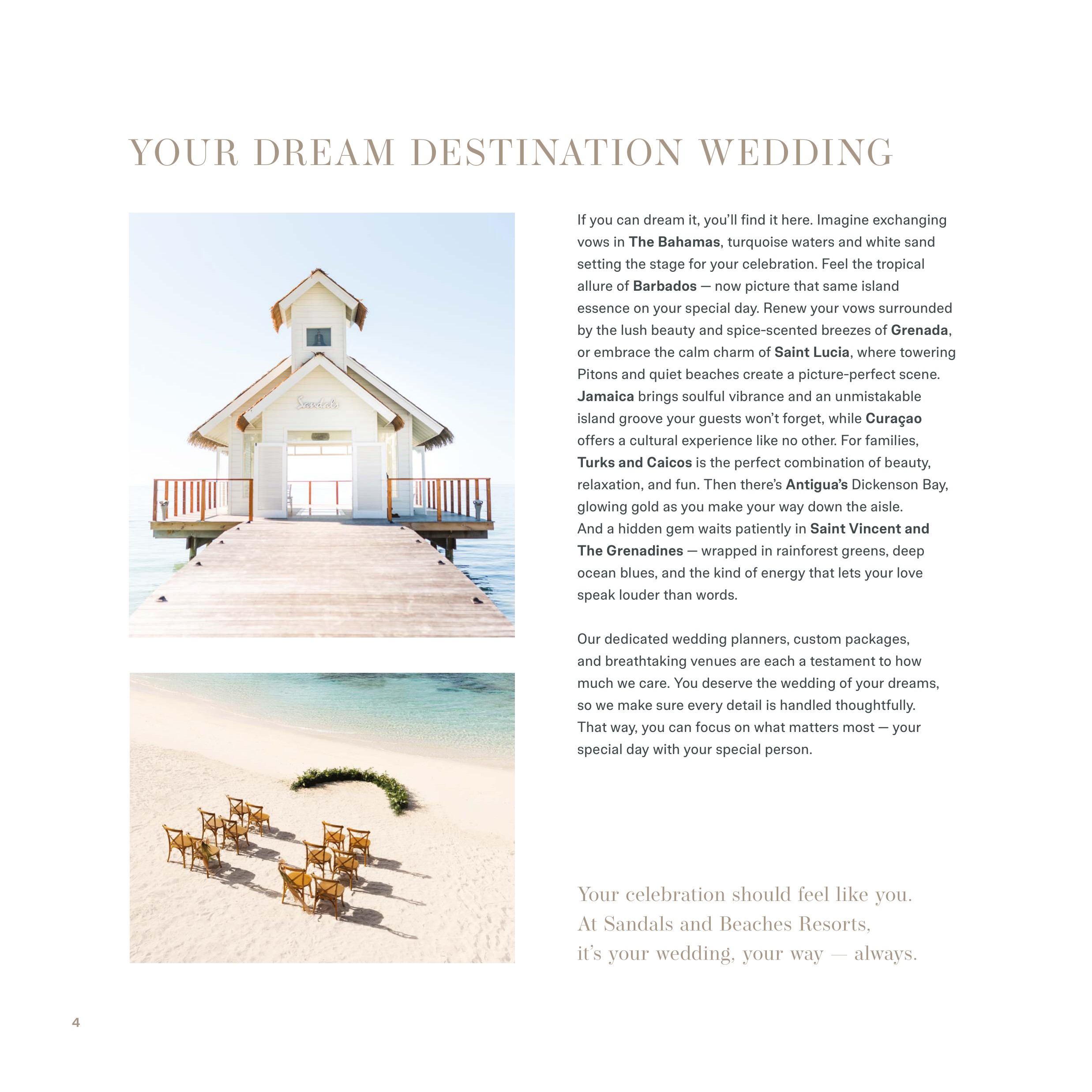 Aisle to Isle Wedding Brochure