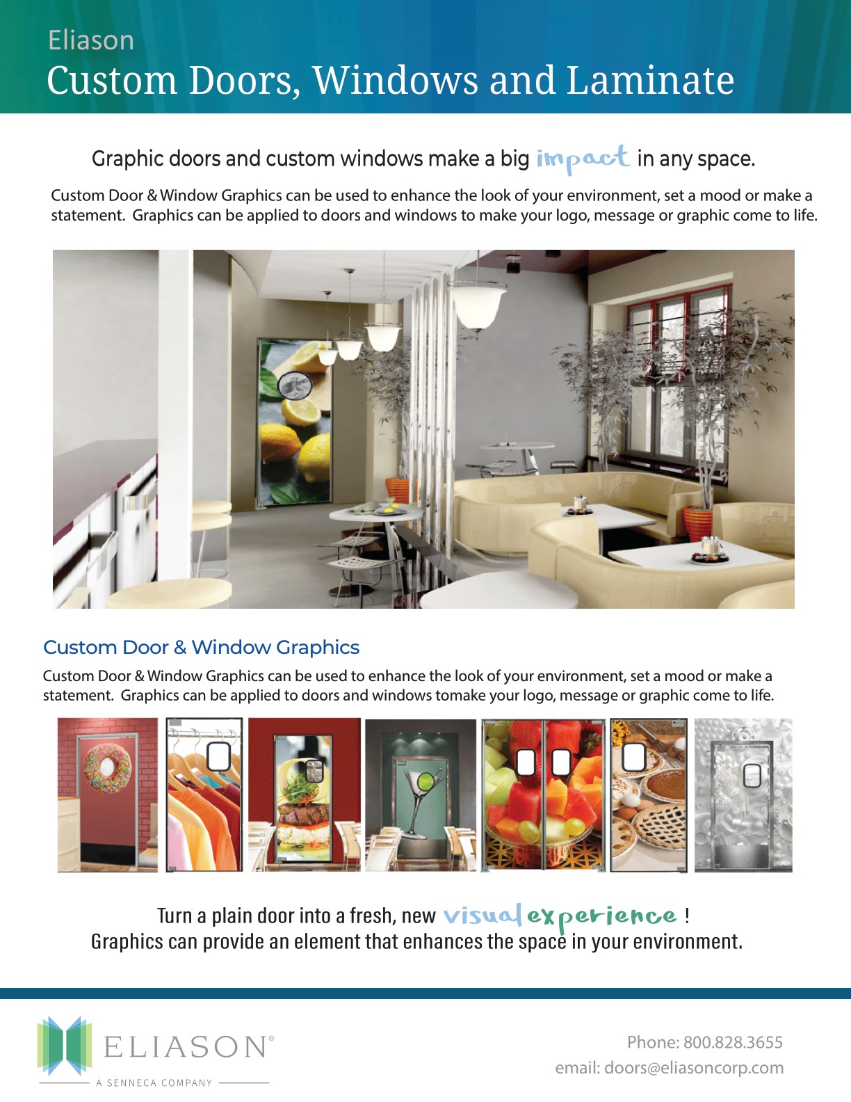 Eliason Custom Doors Flyer