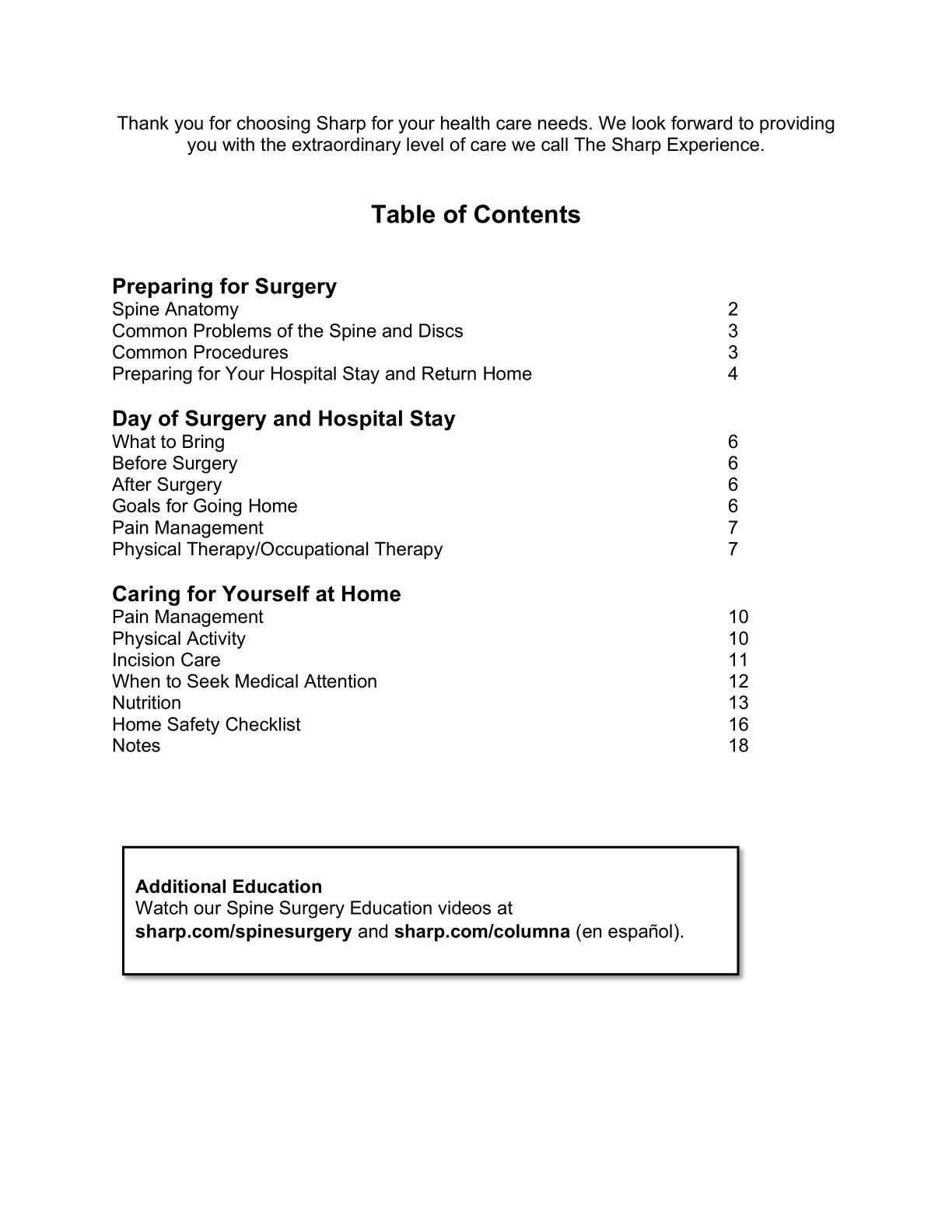 Spine Surgery Guide