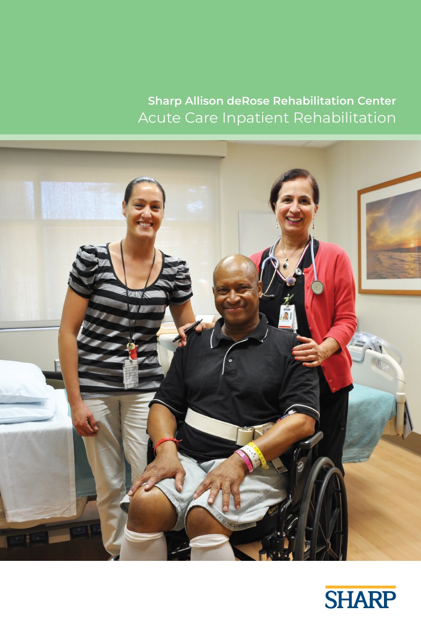 Sharp Allison deRose Rehabilitation Center Acute Care Inpatient ...