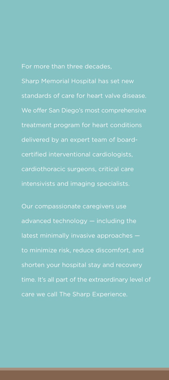 Sharp Memorial Hospital Heart Valve Disease
