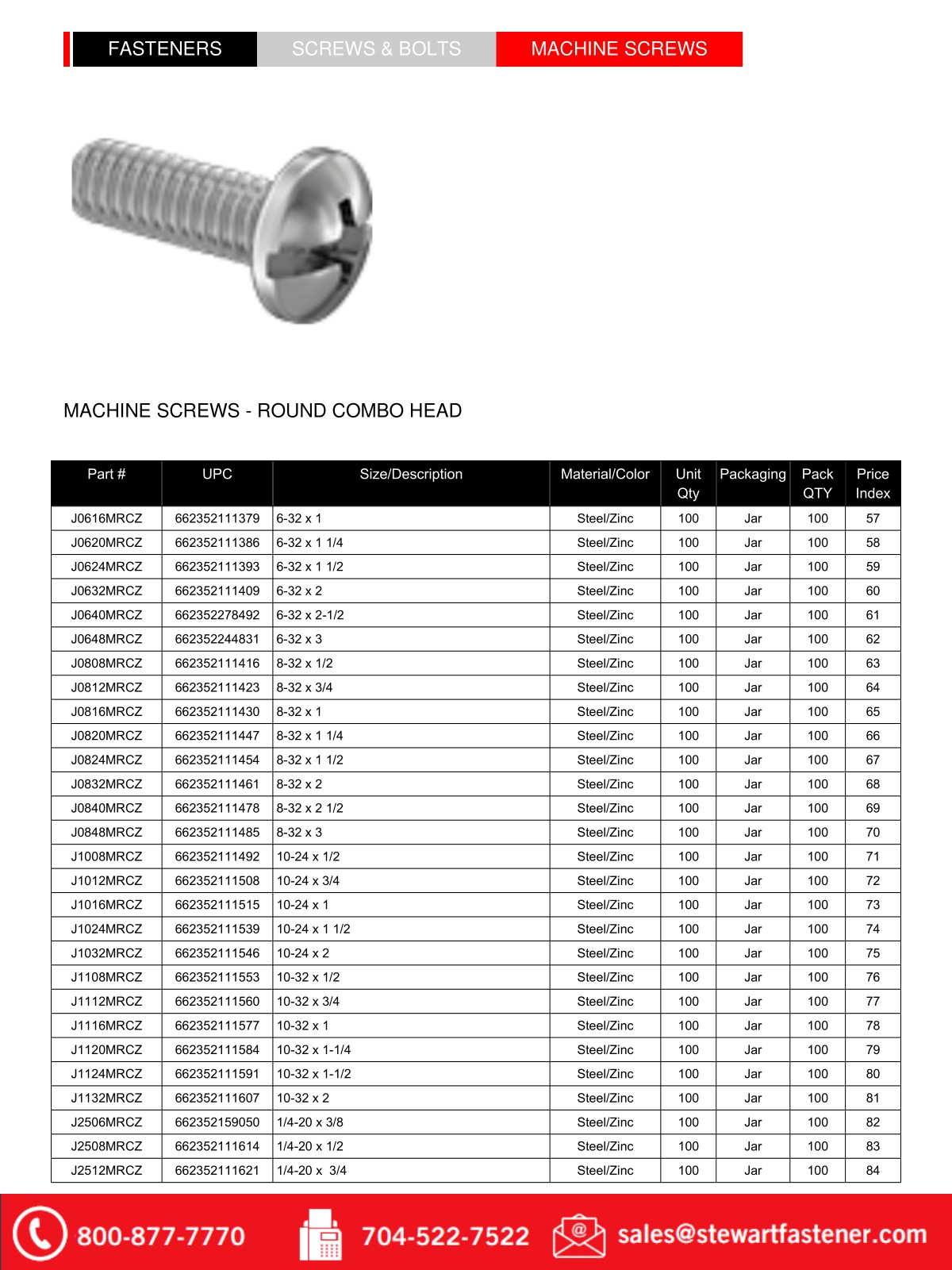 Stewart Fastener Catalog