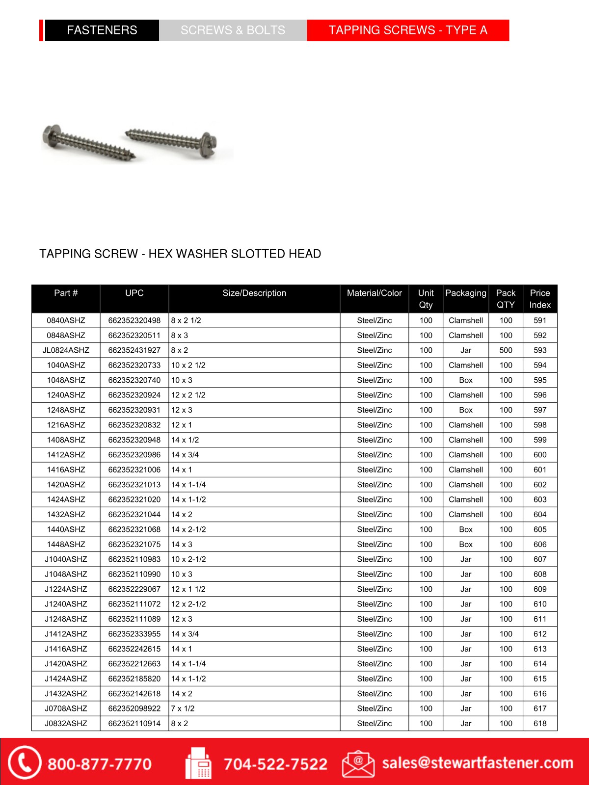 Stewart Fastener Catalog