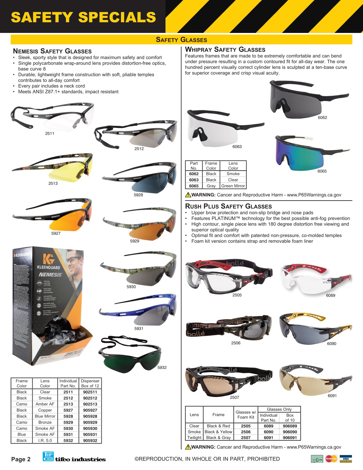 Safety Specials Brochure