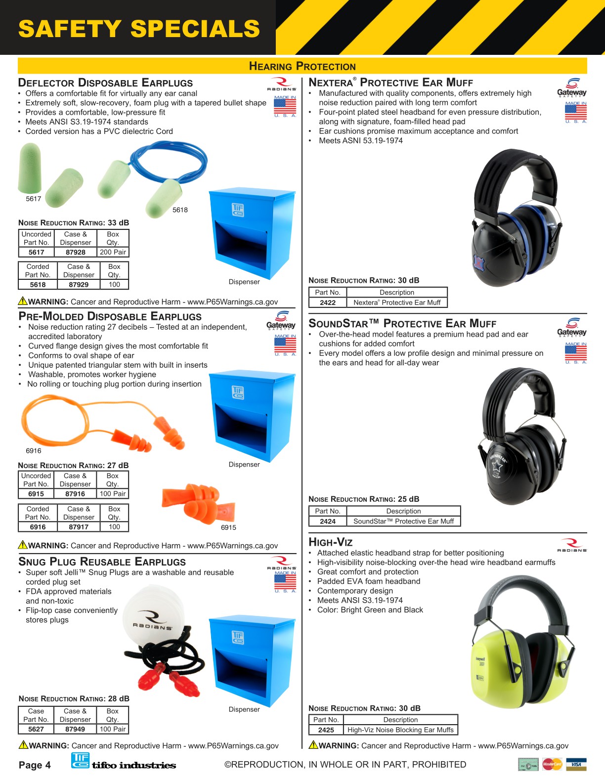 Safety Specials Brochure