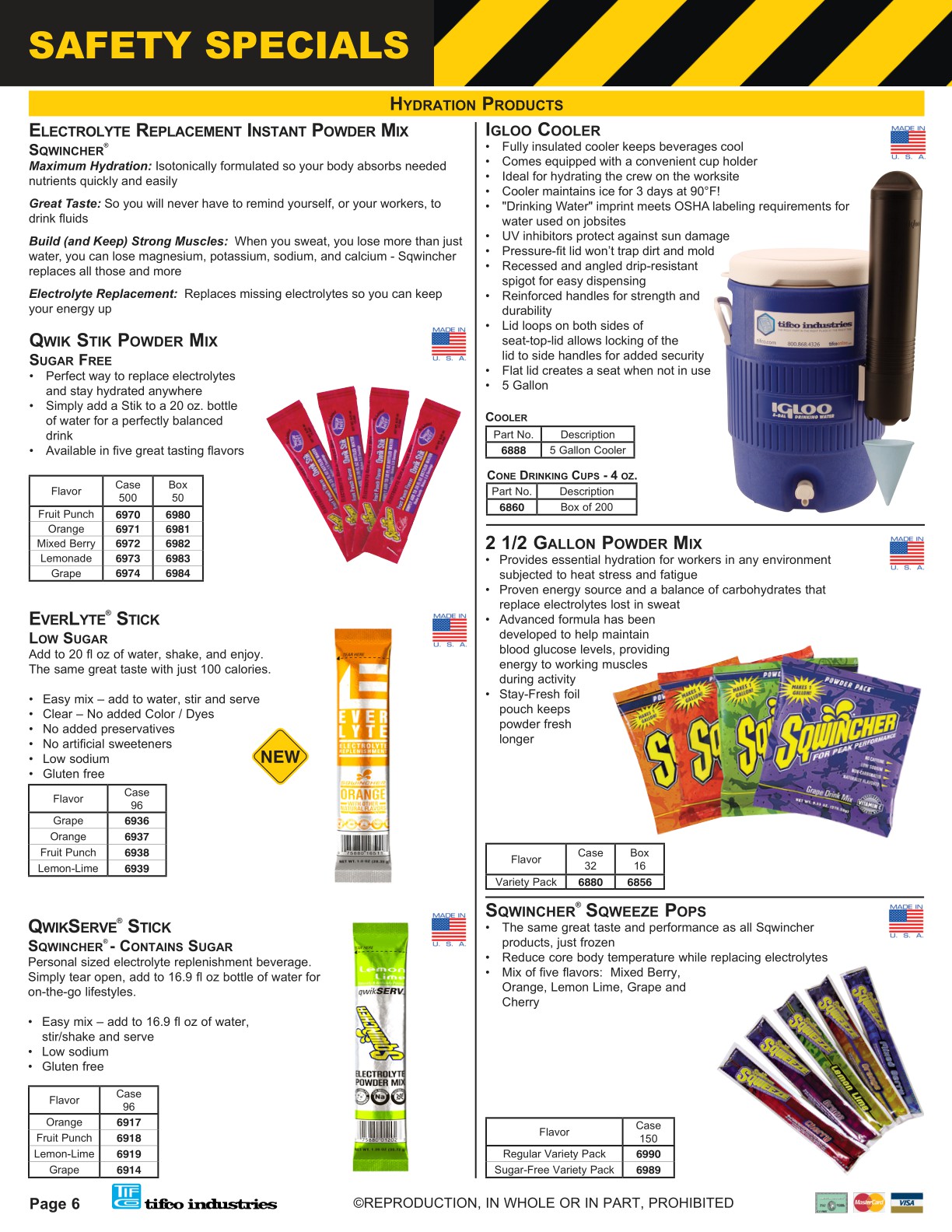 Safety Specials Brochure