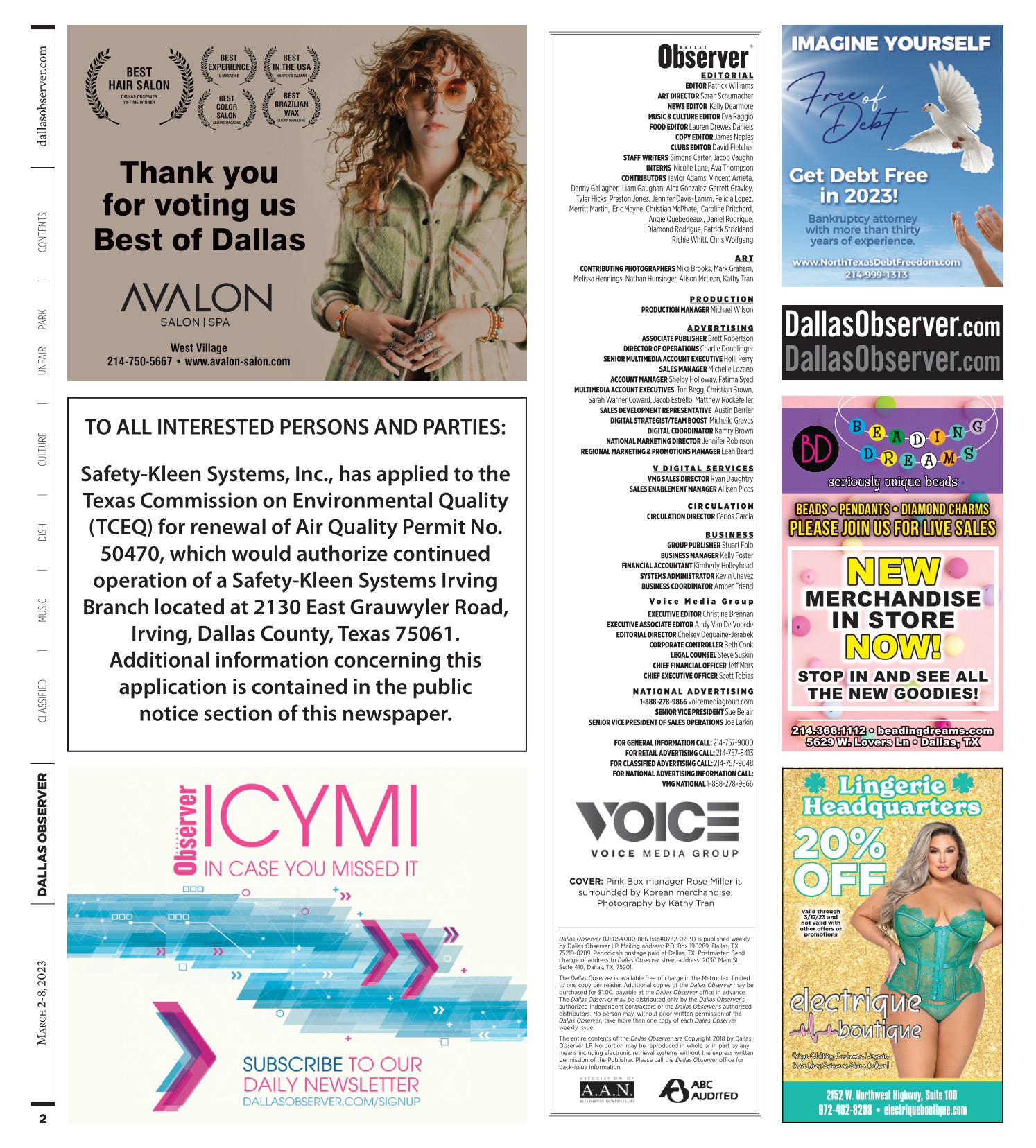 Dallas Observer flipbook 03-02-23
