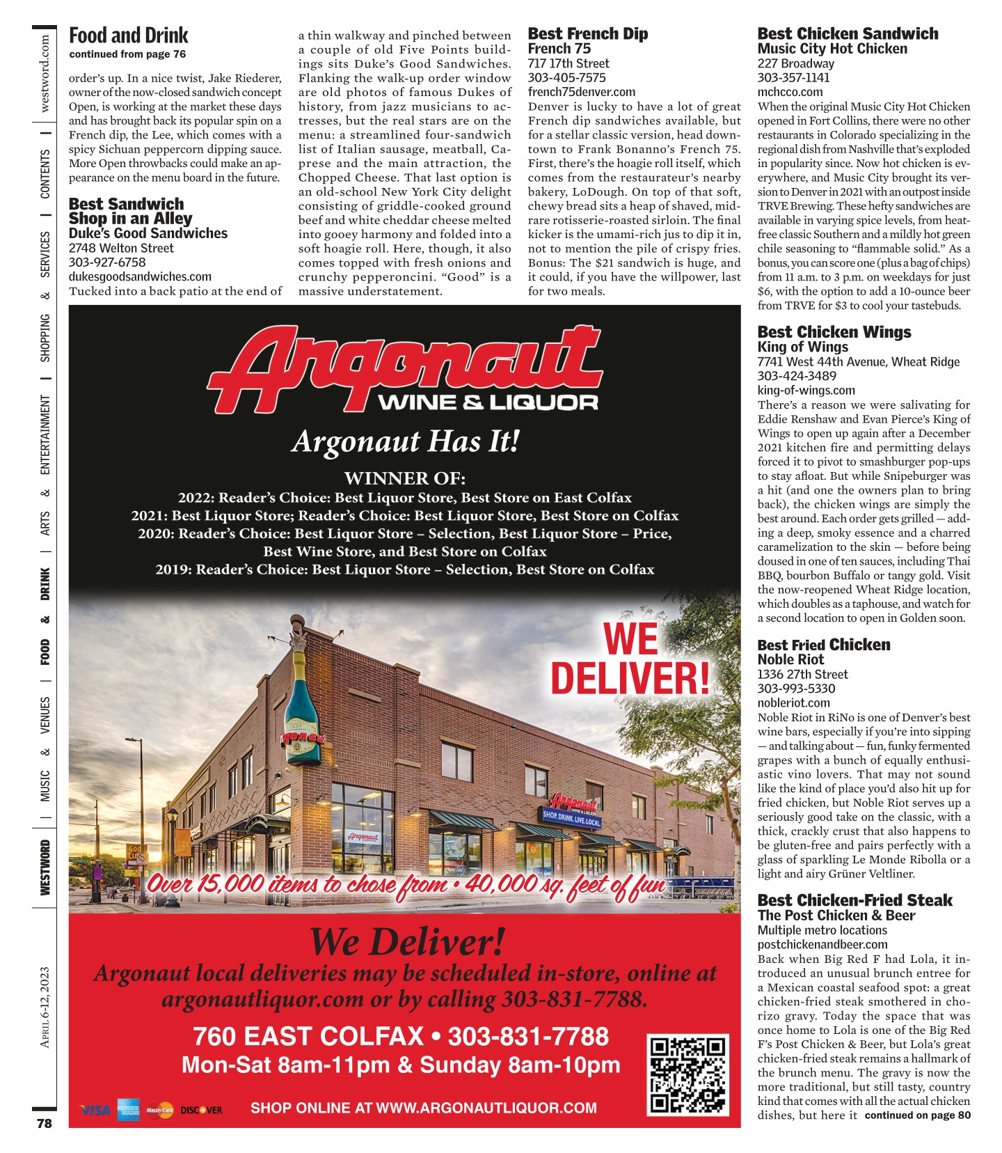 Westword Best of Denver flipbook 04-06-23