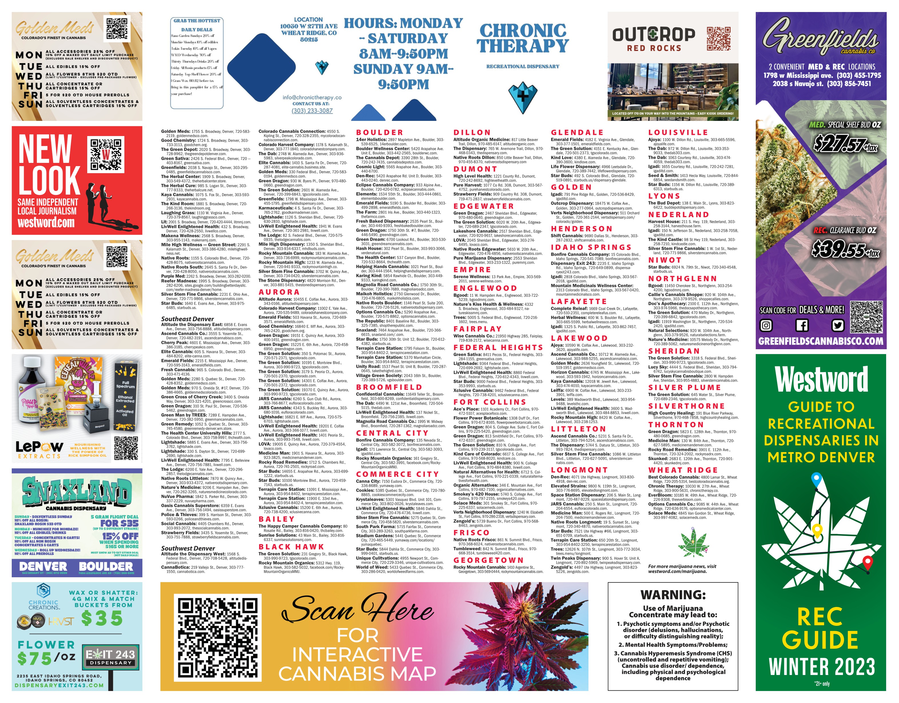 Westword Rec Guide Winter 2023