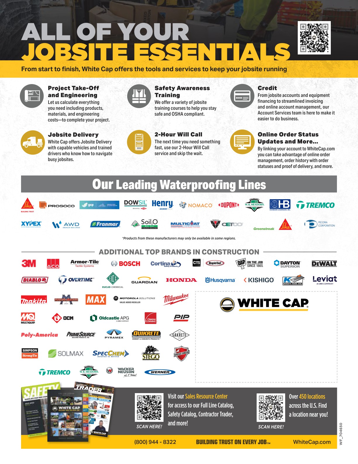 Waterproofing Trade-Specific Line Card