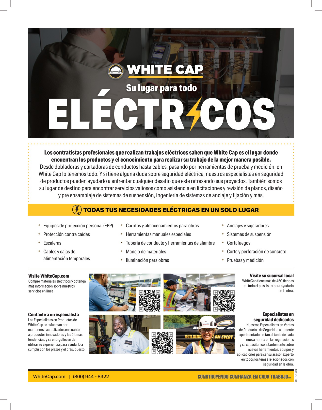 Electrical Trade-Specific Line Card (Spanish)