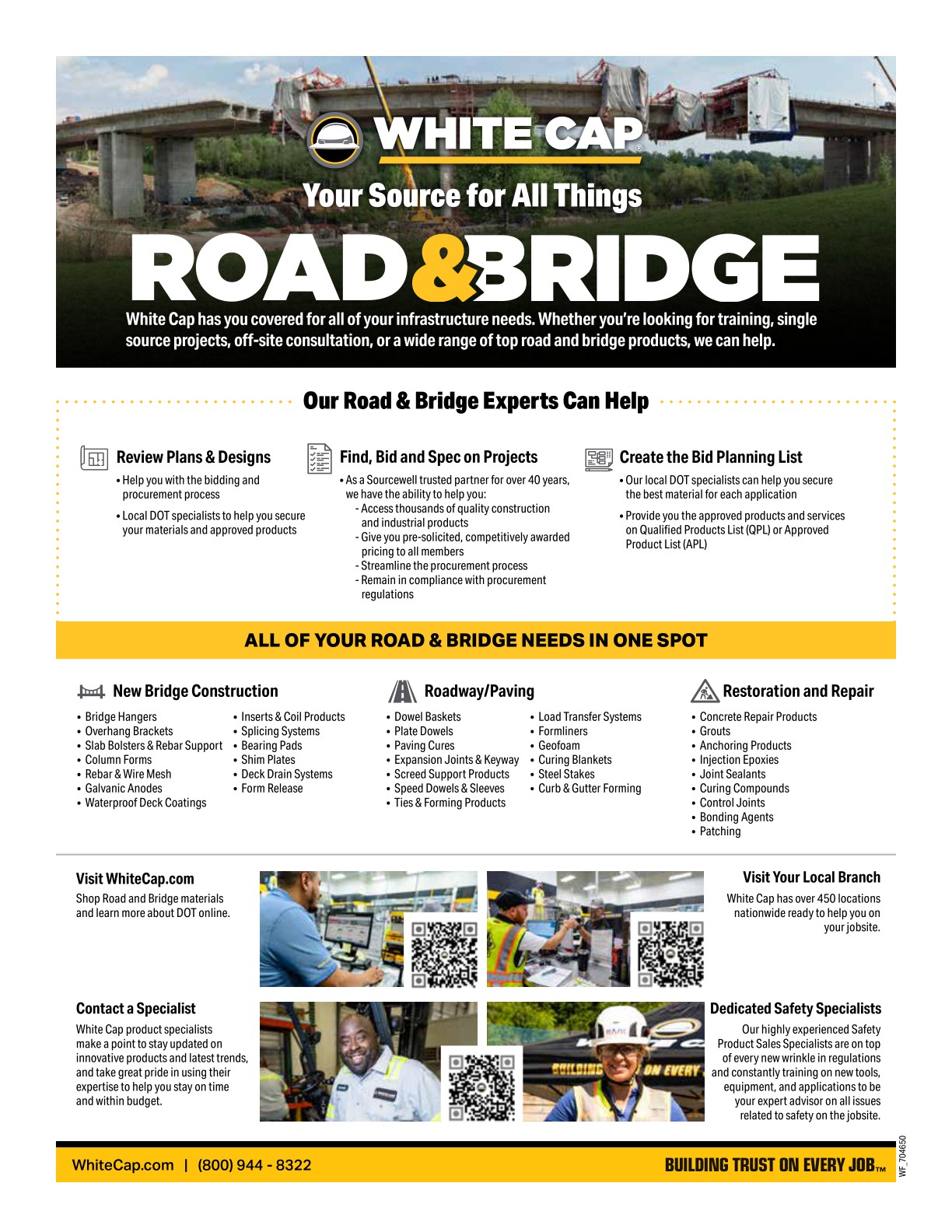 Road & Bridge Trade-Specific Line Card